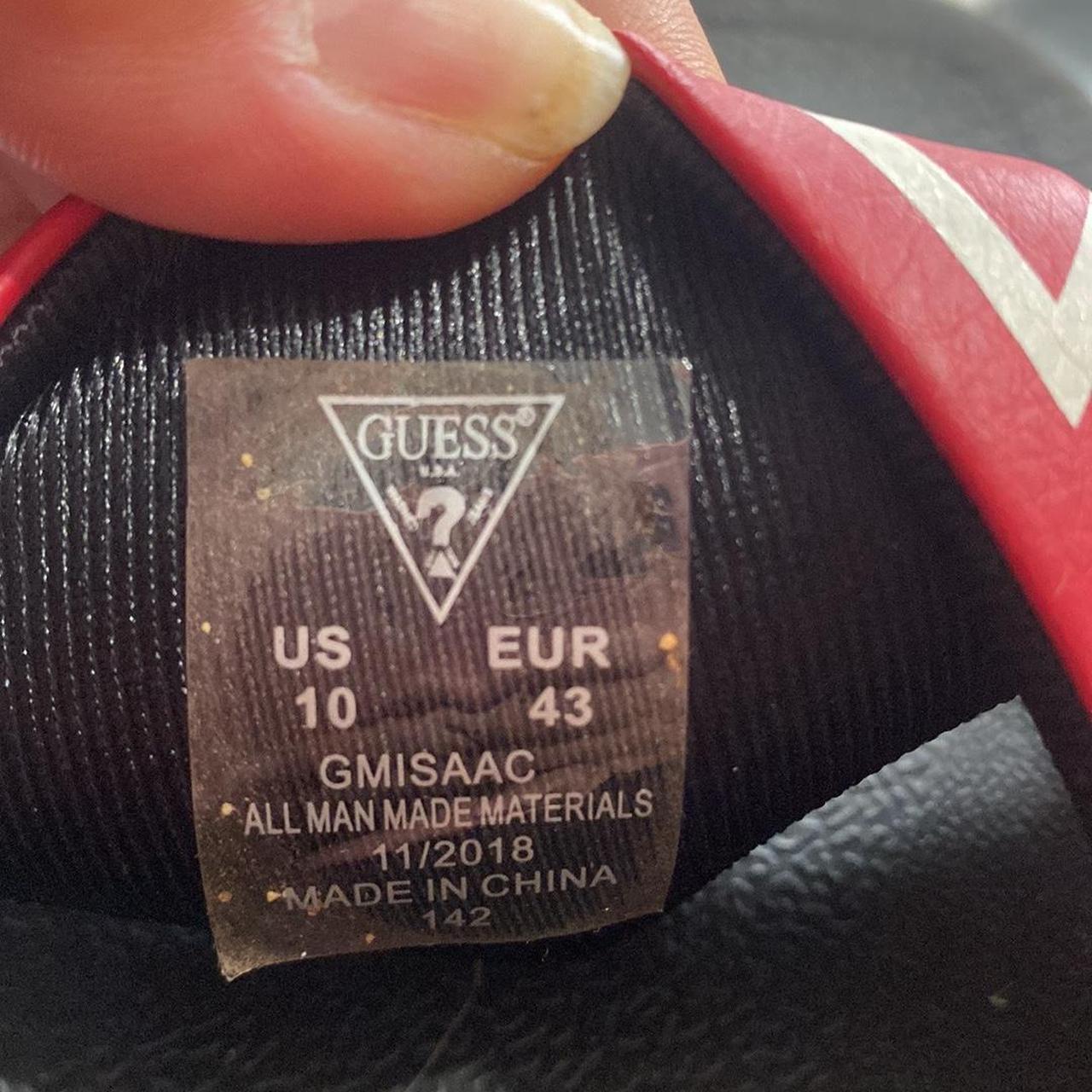 Guess slides Men’s 10 Red - Depop