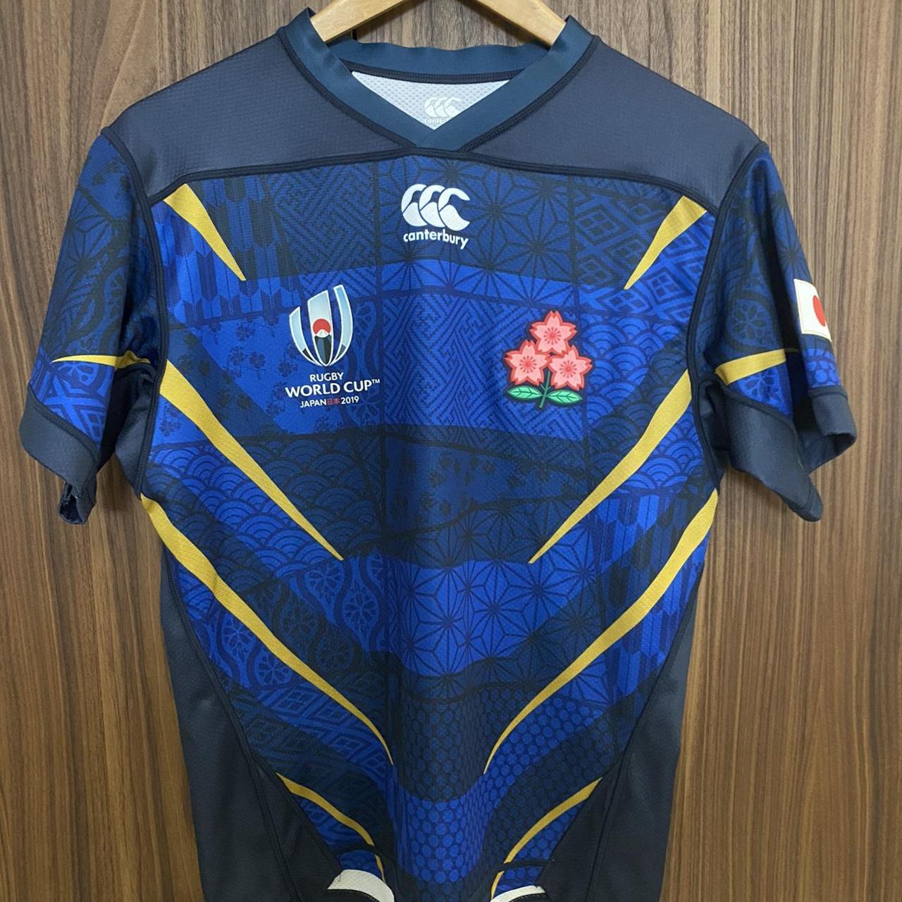 Blue Japan rugby World Cup jersey 2019 - Depop