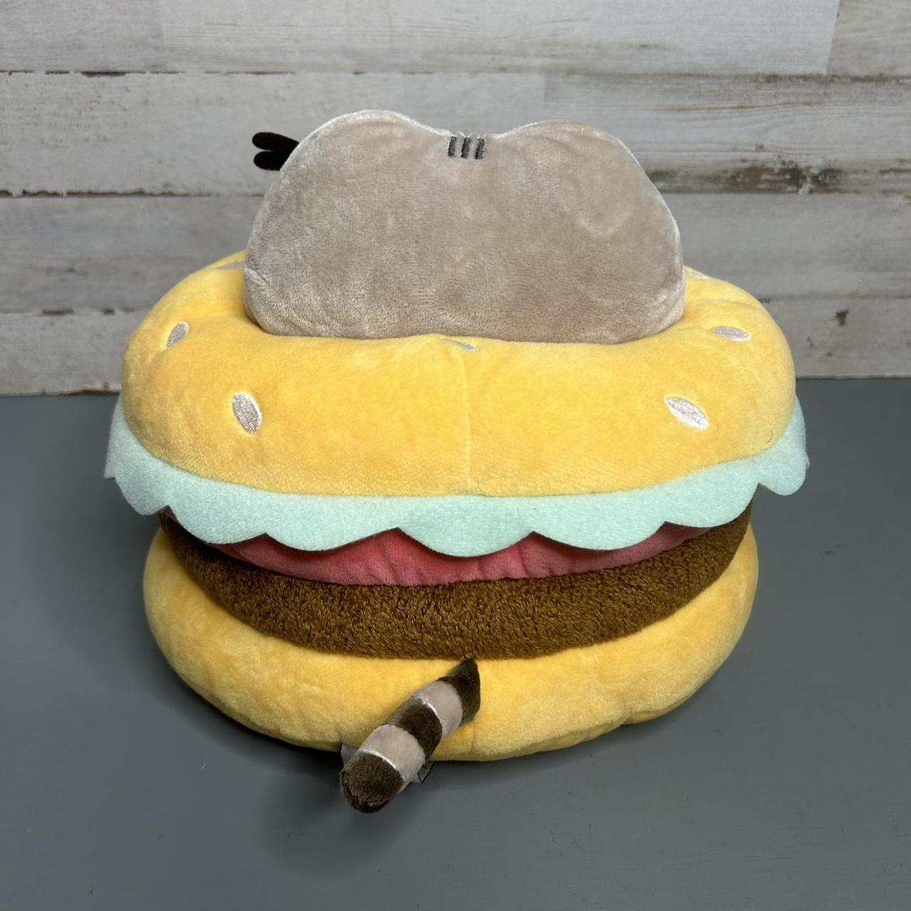 Gund Pusheen Burger Plush 2020 Hamburger Cat Its... - Depop