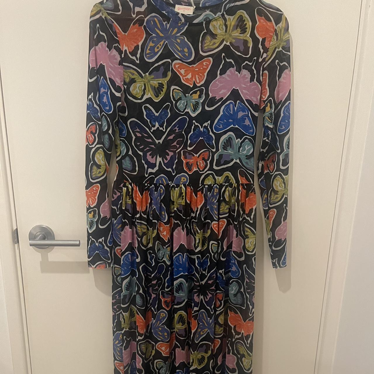Gorman ‘Flutter mesh Dress’. Maxi dress includes... - Depop