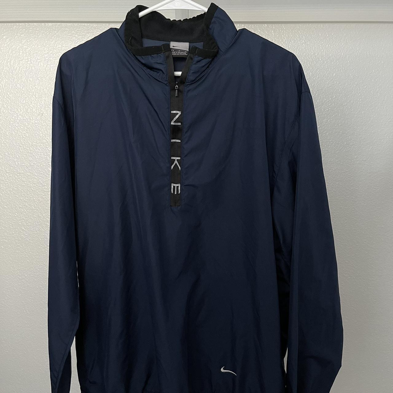 Men’s Nike half zip windbreaker Size Medium - Depop