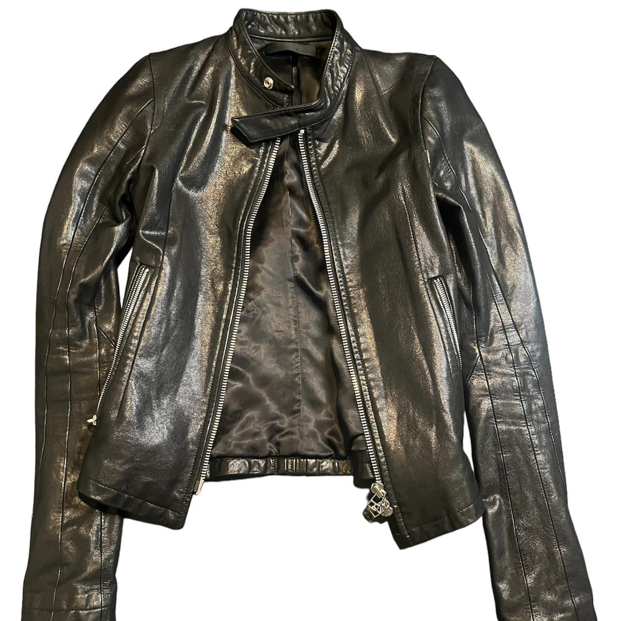 Ekam Leather Jacket Dm for more information or... - Depop