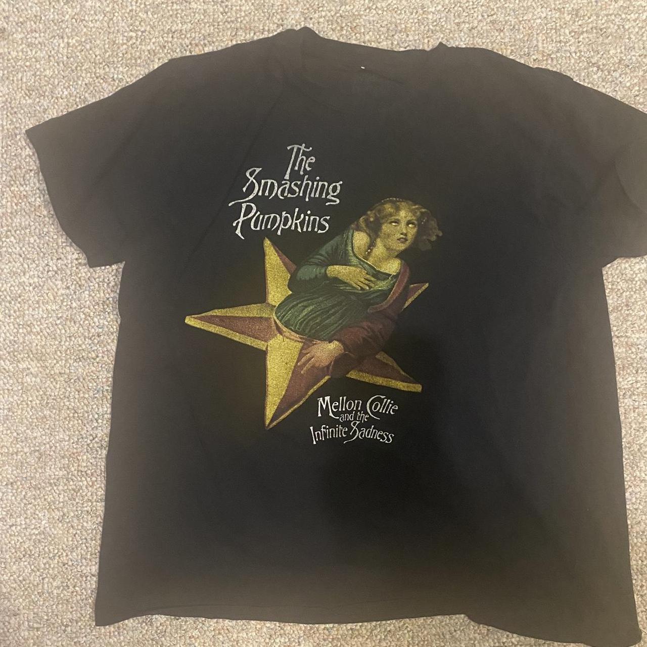 The Smashing Pumpkins Tee XL fits like L Message for... - Depop