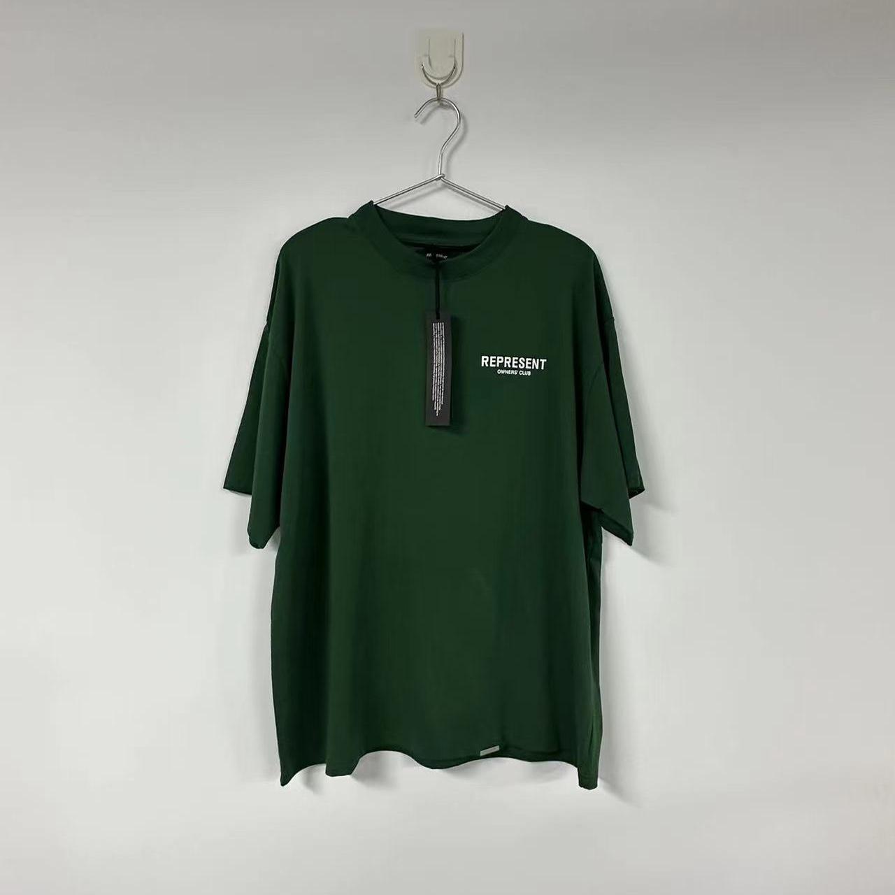 Represent Green Print T-shirt No marks Can be... - Depop