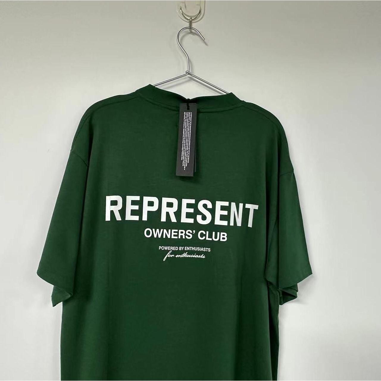 Represent Green Print T-shirt No marks Can be... - Depop
