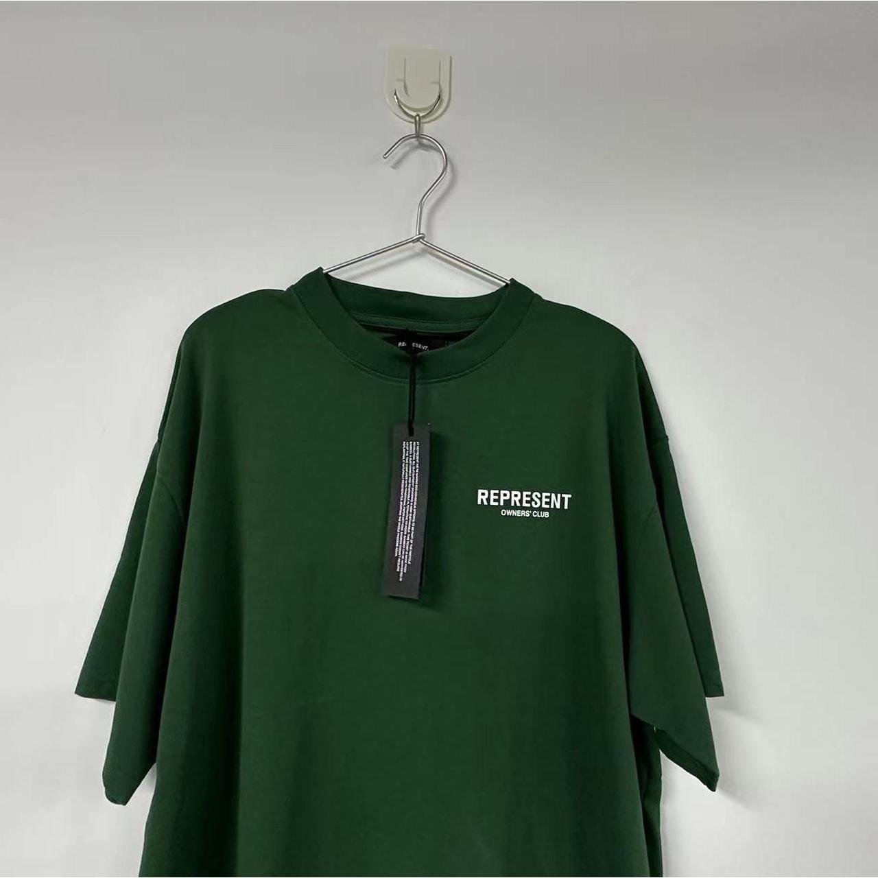 Represent Green Print T-shirt No marks Can be... - Depop