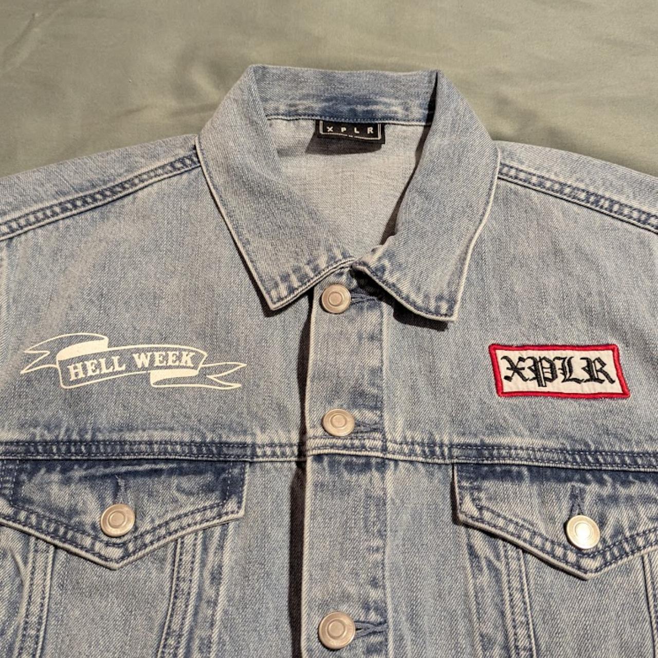 Brand new, never worn XPLR Hell Week Blue Denim... - Depop