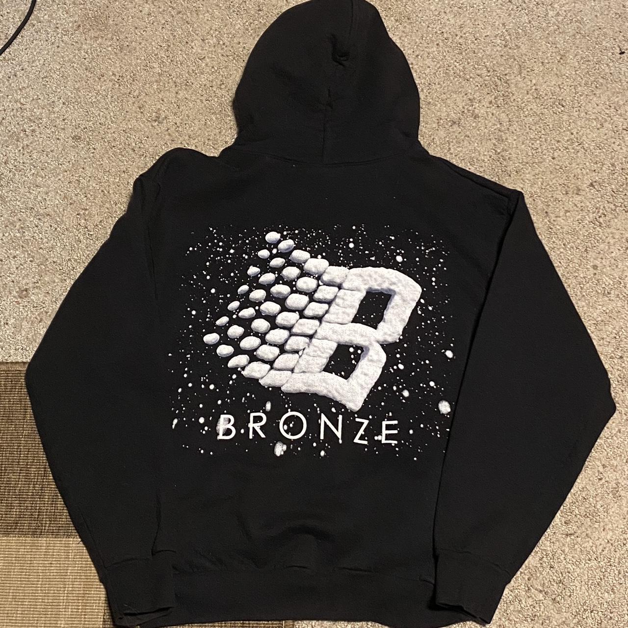 Bronze 56k Snow B-Logo Hoodie Black Size Large... - Depop