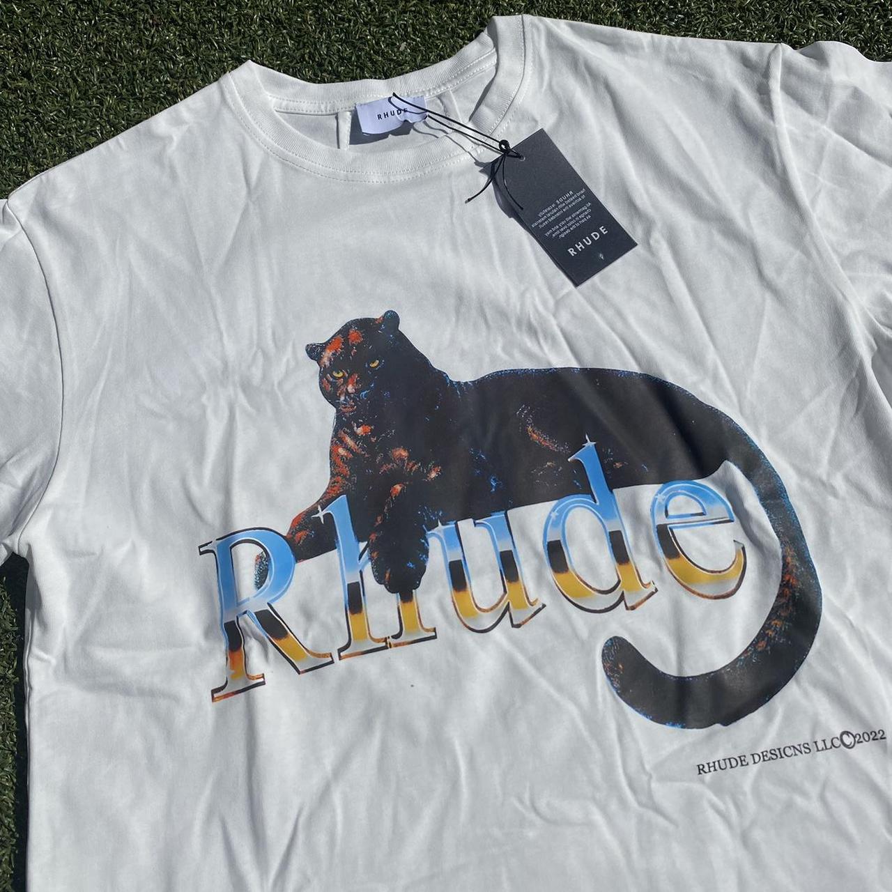 RHUDE DESIGNER TEE // HMU FOR MORE INFO OR QUESTIONS - Depop