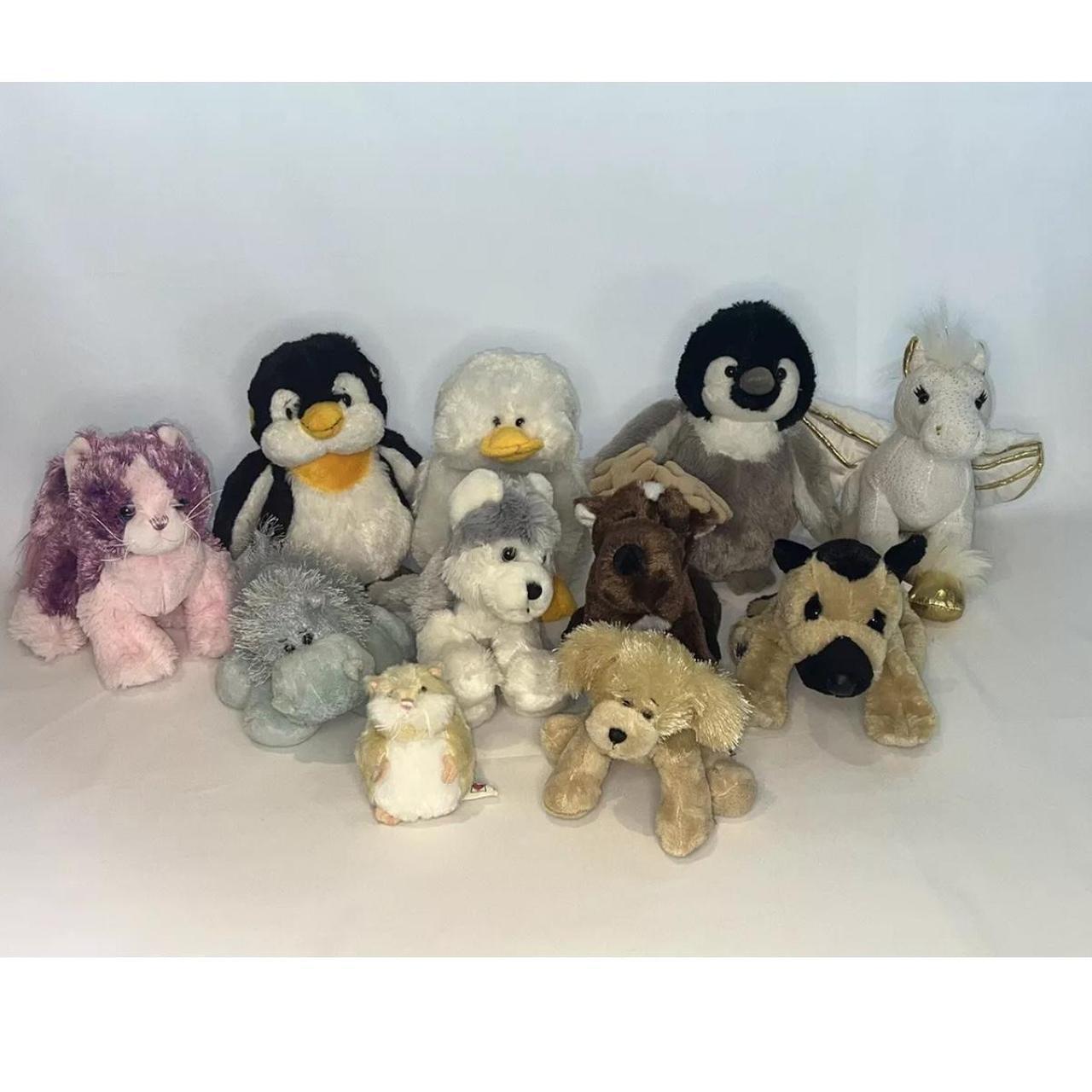 Ganz Plush Lot Of 11 Webkinz Husky Pegasus Pom Pom... - Depop