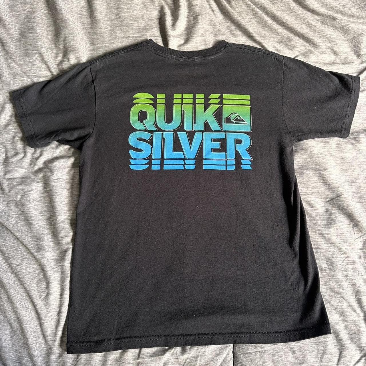 vintage quicksilver surf tshirt size: XS color:... | Depop