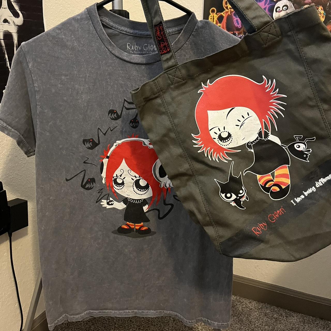 Ruby Gloom Welovefine bag / Mighty Fine size S tee... - Depop