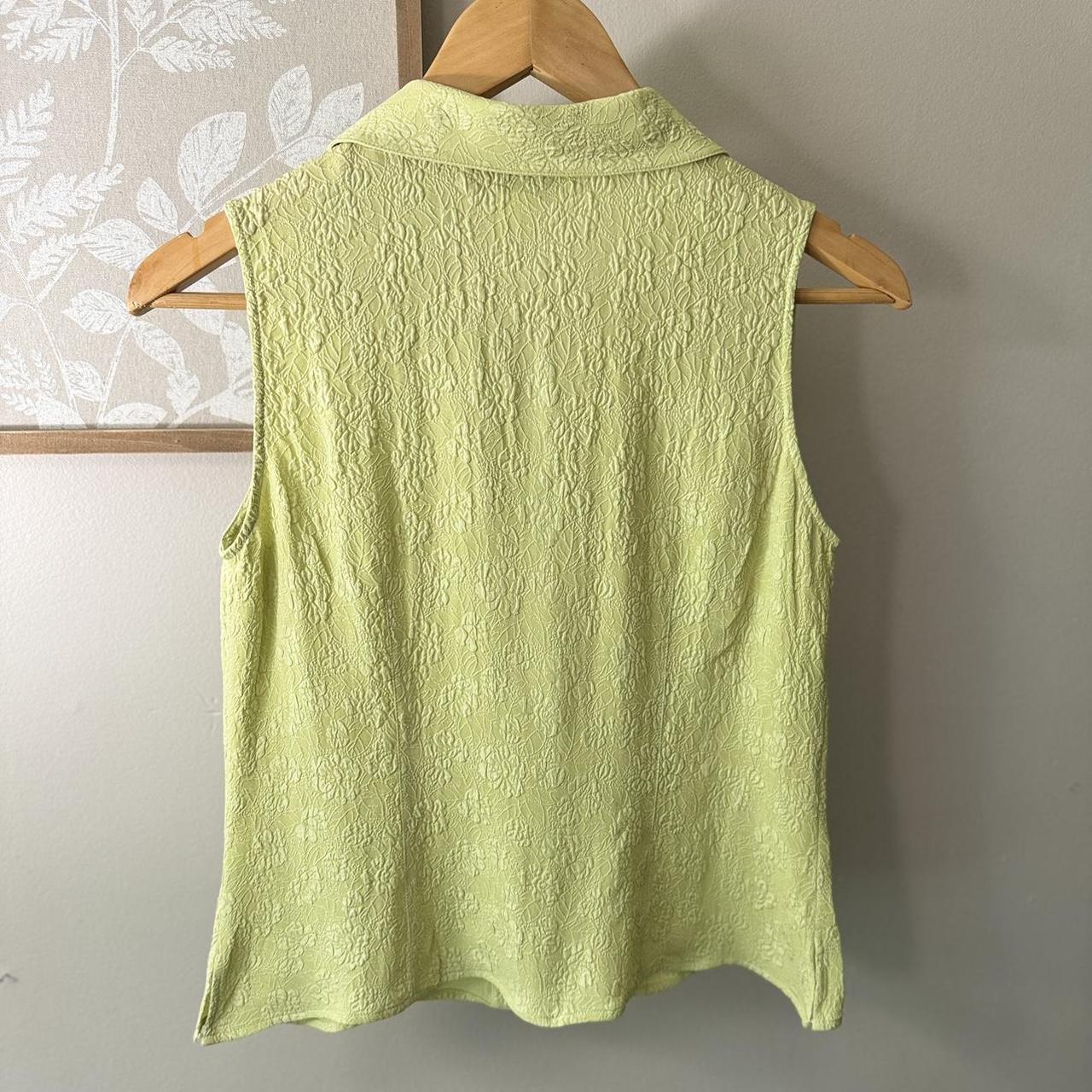 Casual Corner Annex, light green sleeveless... - Depop