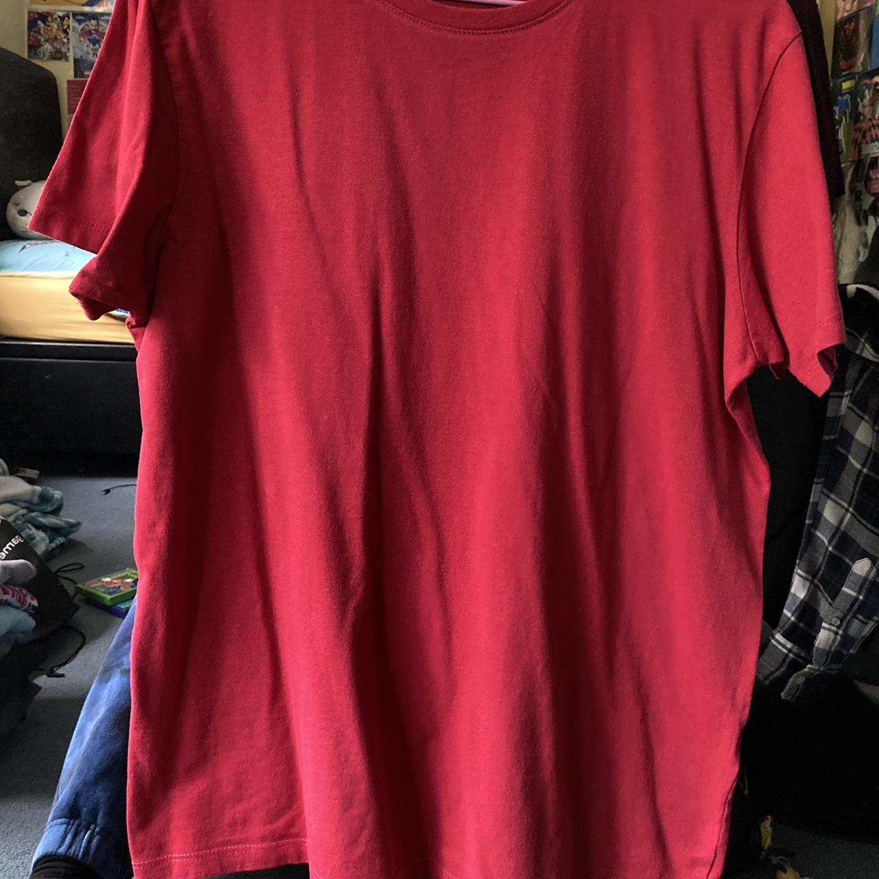 Primark regular fit t-shirt Red Medium #Primark... - Depop