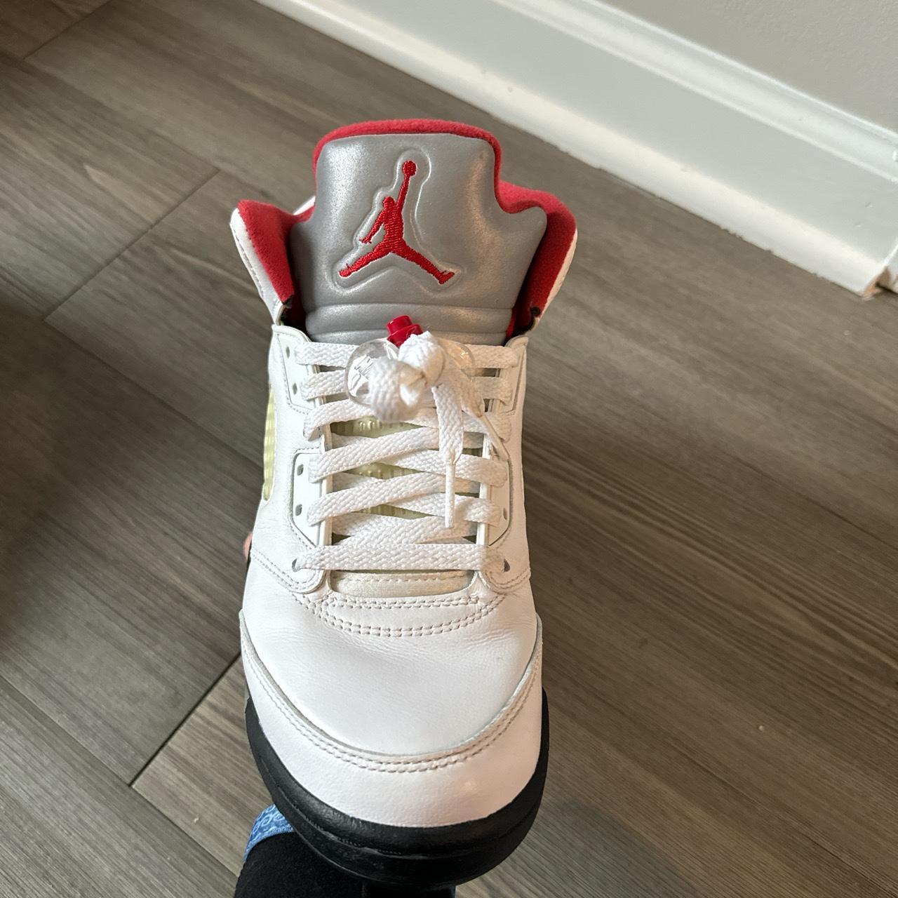 Nike fire red 5s, 2016 OG warn around 5 times. No... - Depop