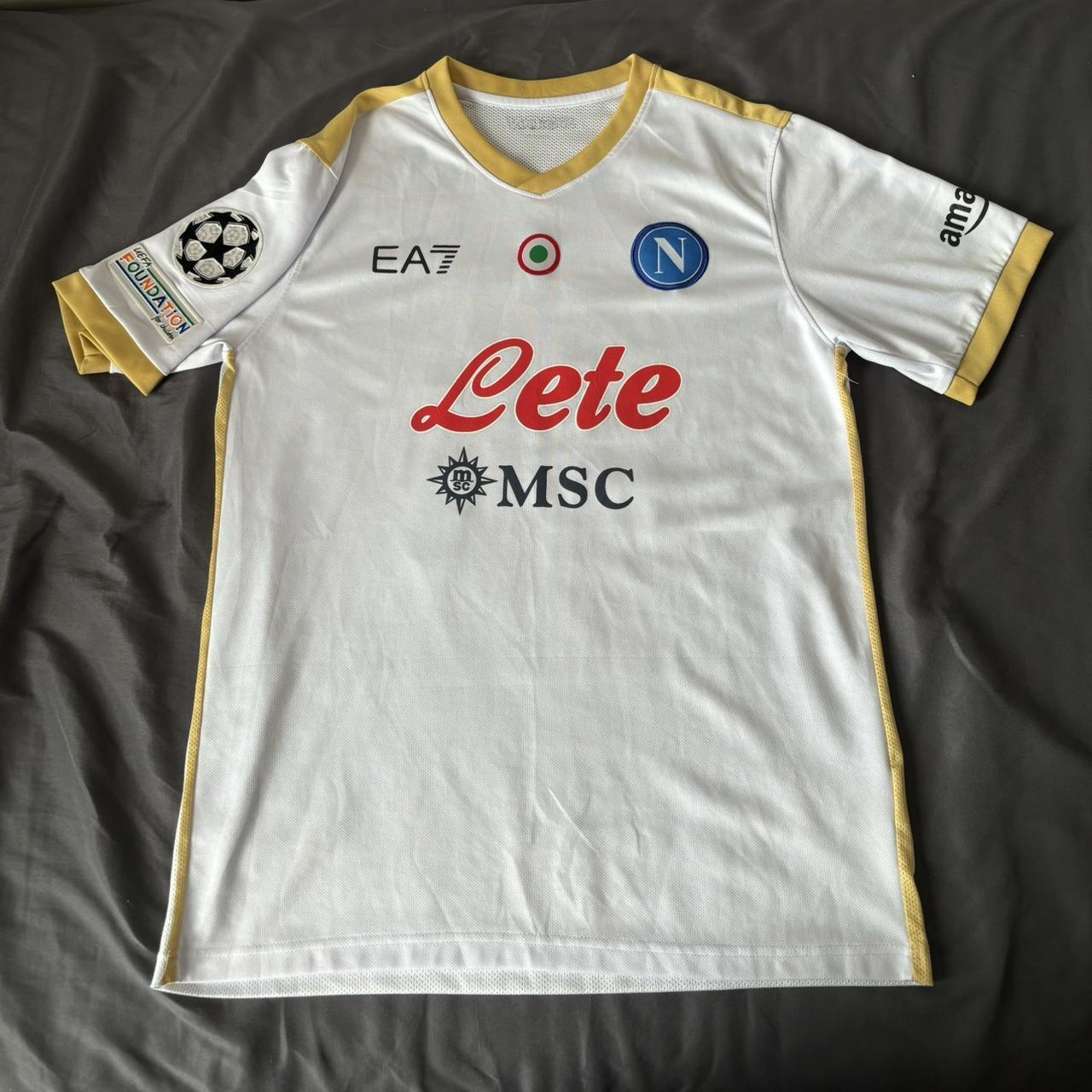 Napoli Soccer Jersey , 24, Marsella , Size Large ,... - Depop