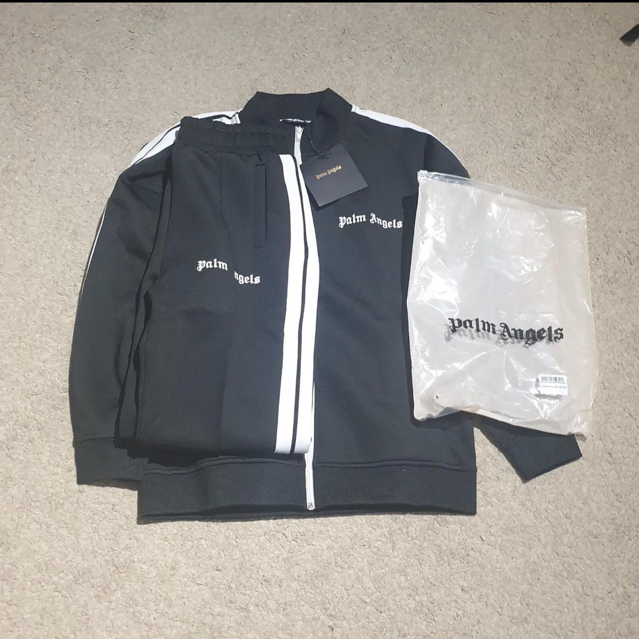 Palm angel tracksuit basic ss21 black in good... - Depop