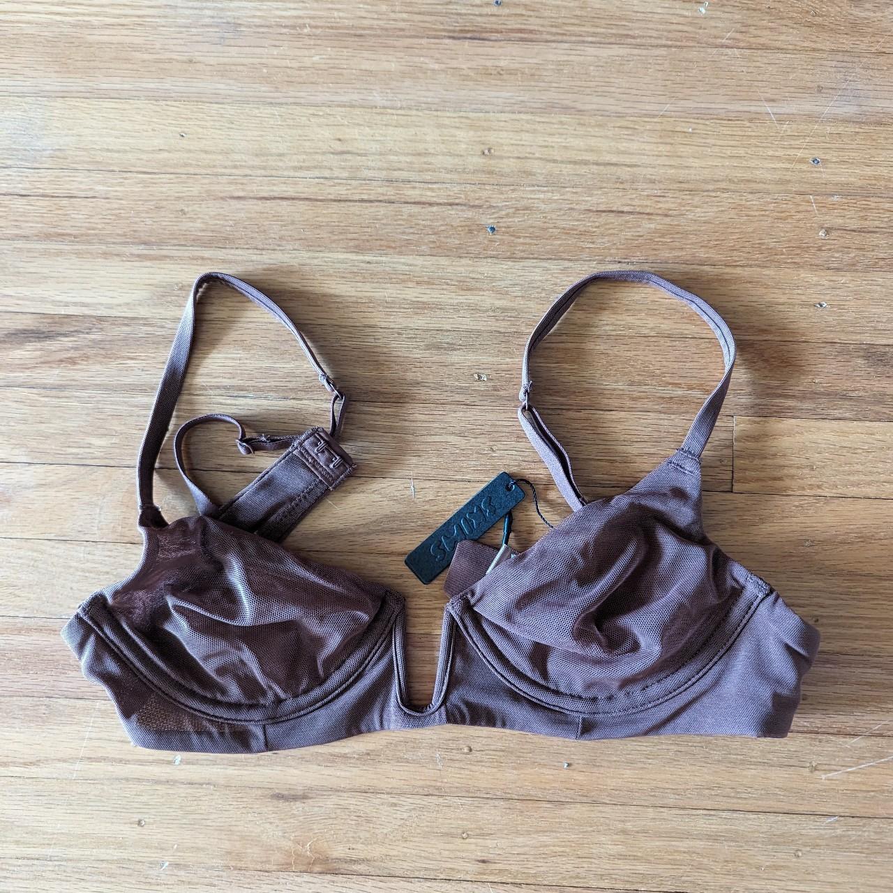 Skims Bra Size 32a Color Jasper Nwt Depop