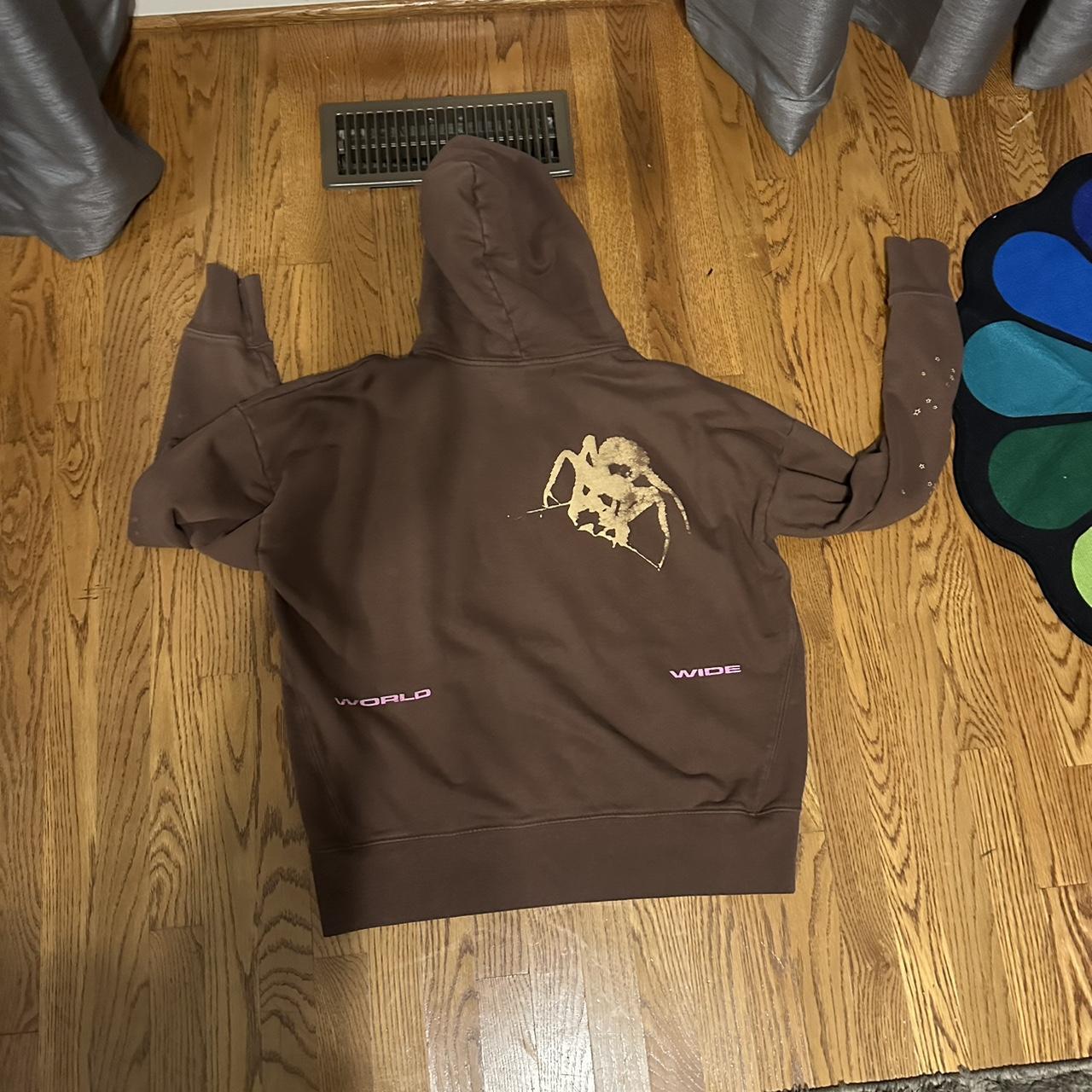 Sp5dr x Young thug hoodie fits medium/large - Depop