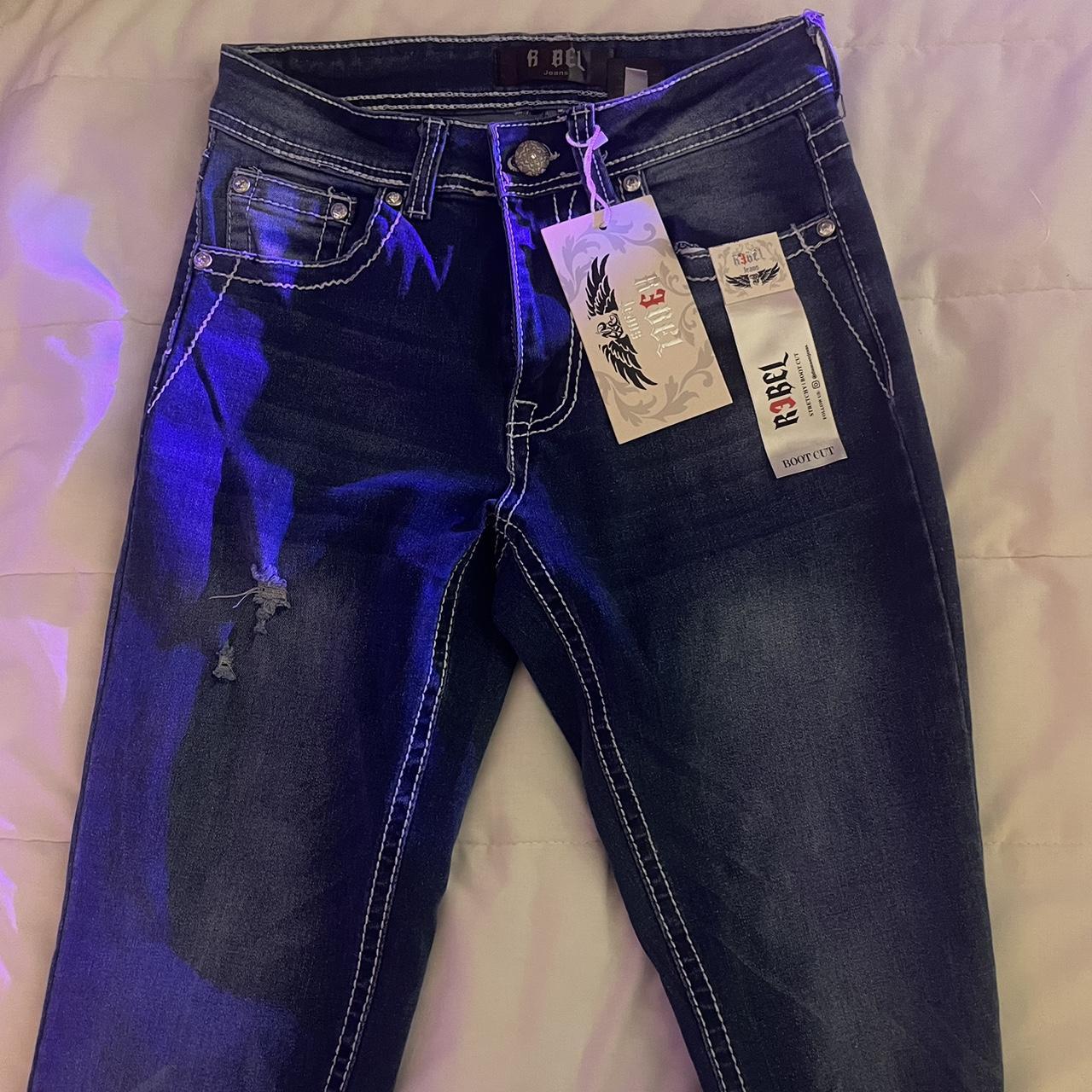 BRAND NEW Angel Jeans. Size 7/26 - Depop