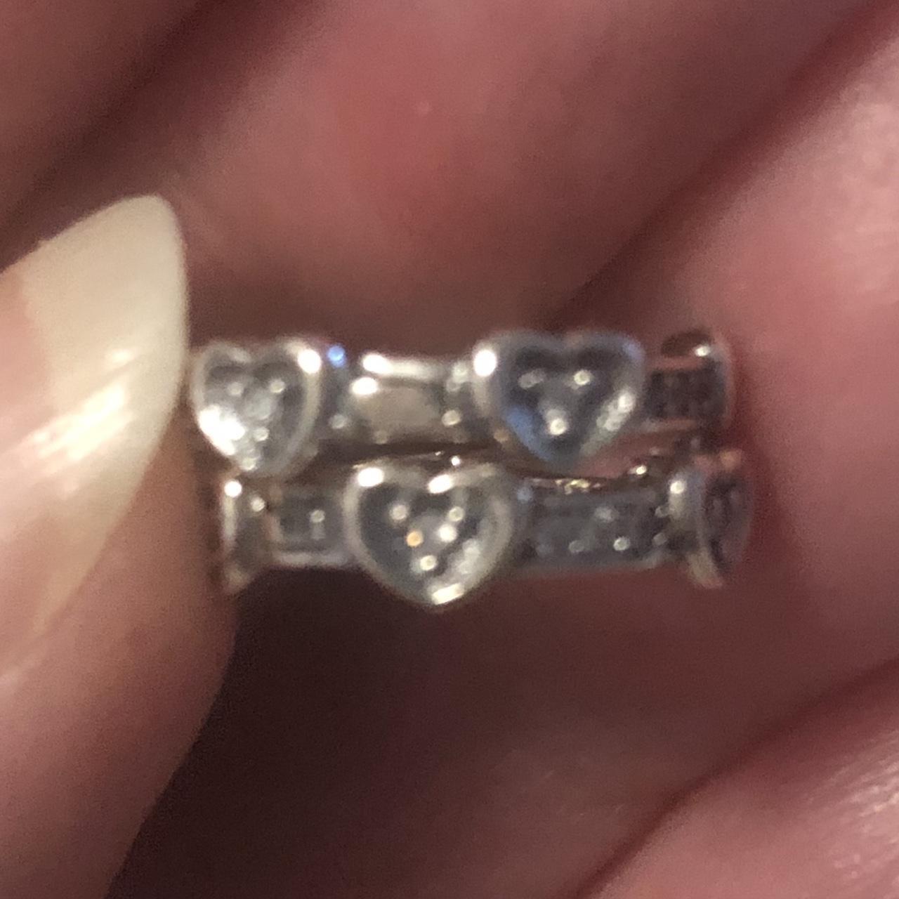 Very cute little Pandora Sterling Silver huggie... - Depop