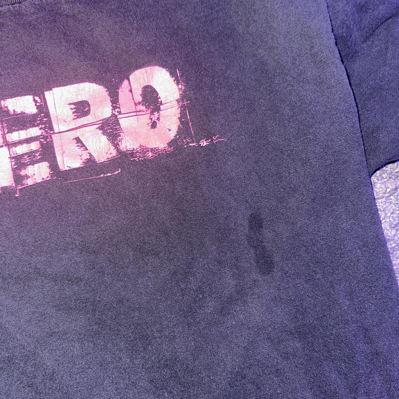 vintage early 2000 zero skateboarding shirt small... - Depop