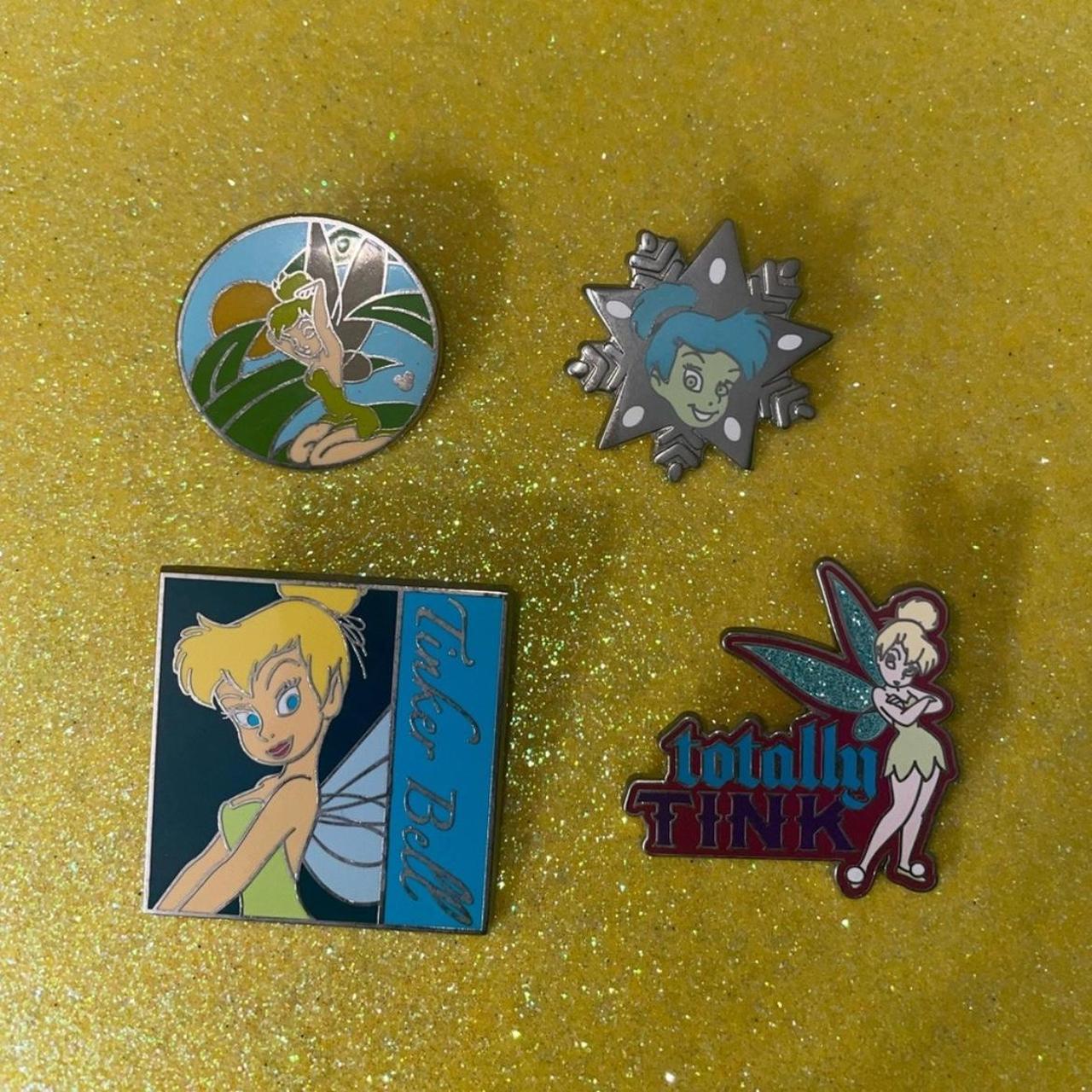 TinkerBell Disney Pins BUNDLE Tinkerbell circle... - Depop