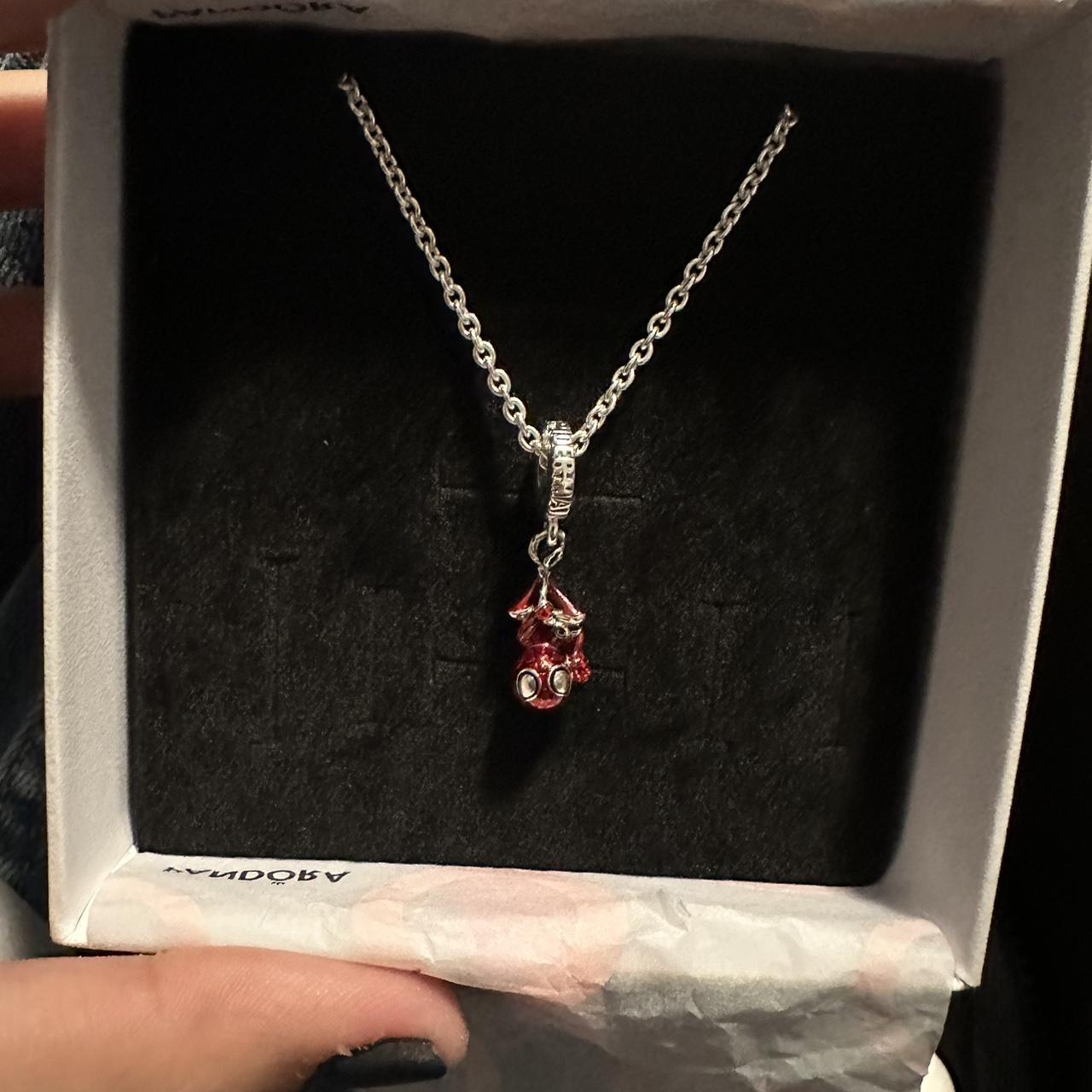 Marvel Spider- Man necklace set 17.7 in chain (with... - Depop