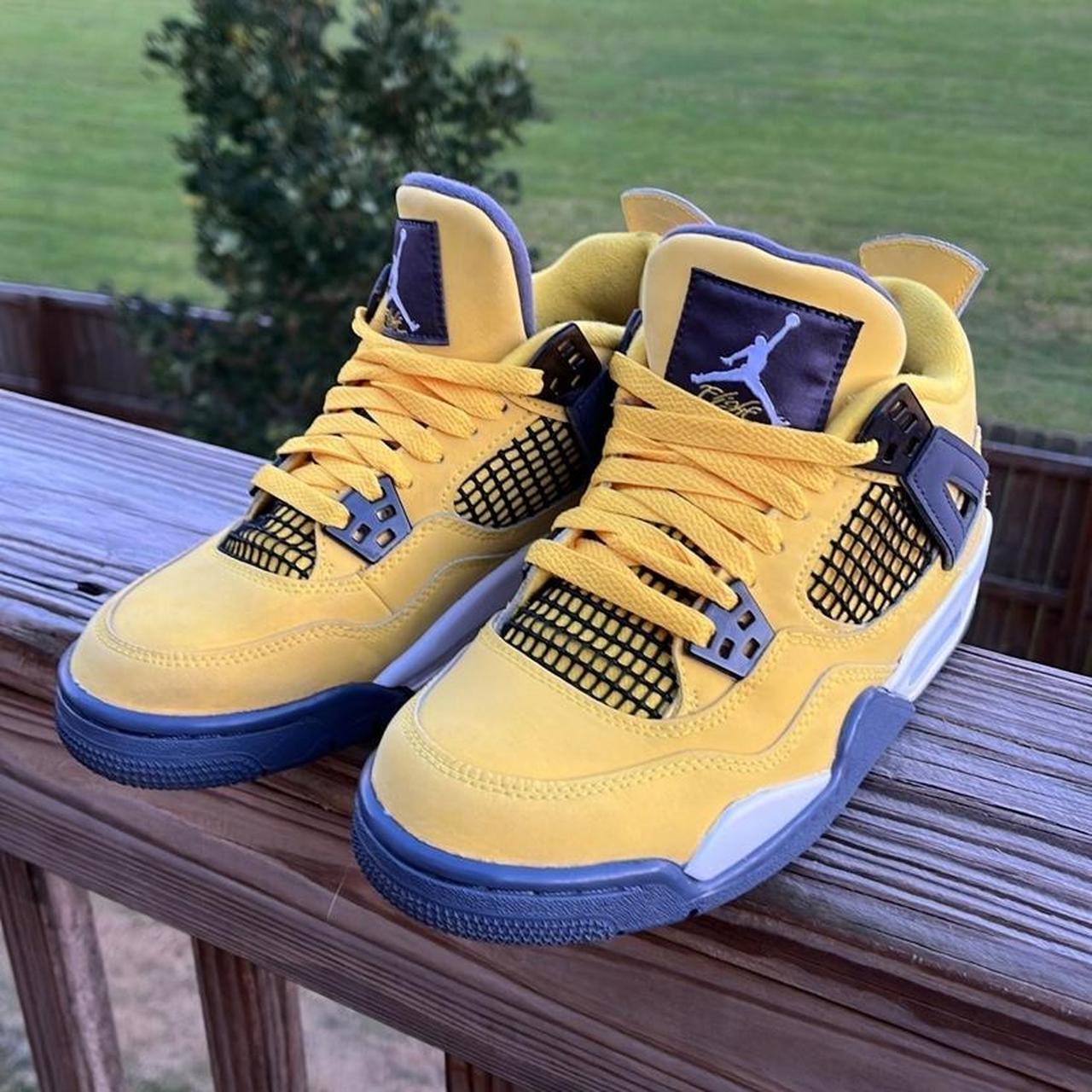 Jordan 4 Lightning Thunders - Depop