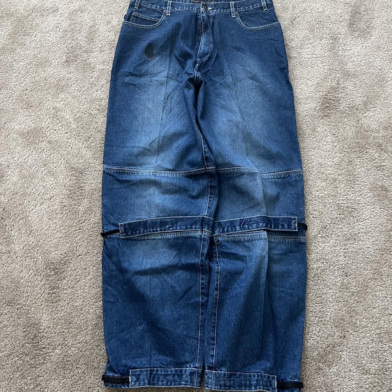 Phat Farm Jeans Size 38x34 Baggy Y2K Jnco... - Depop