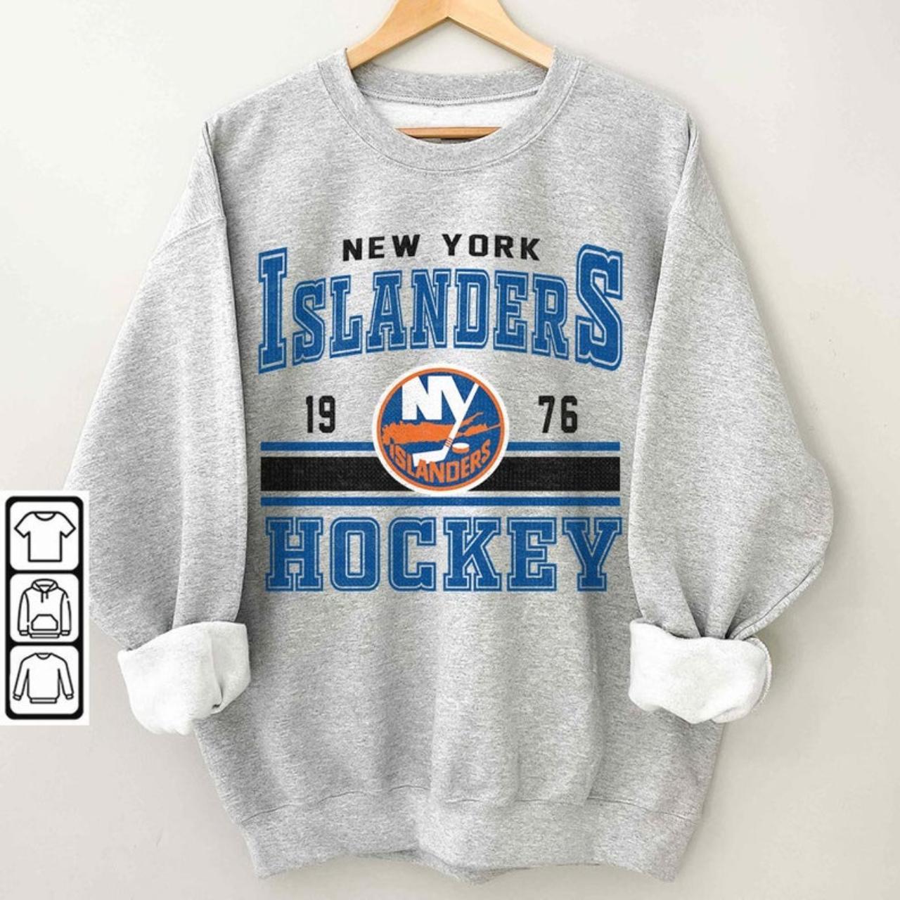 New York Islanders Vintage 90s Sweatshirt, Crewneck,... - Depop