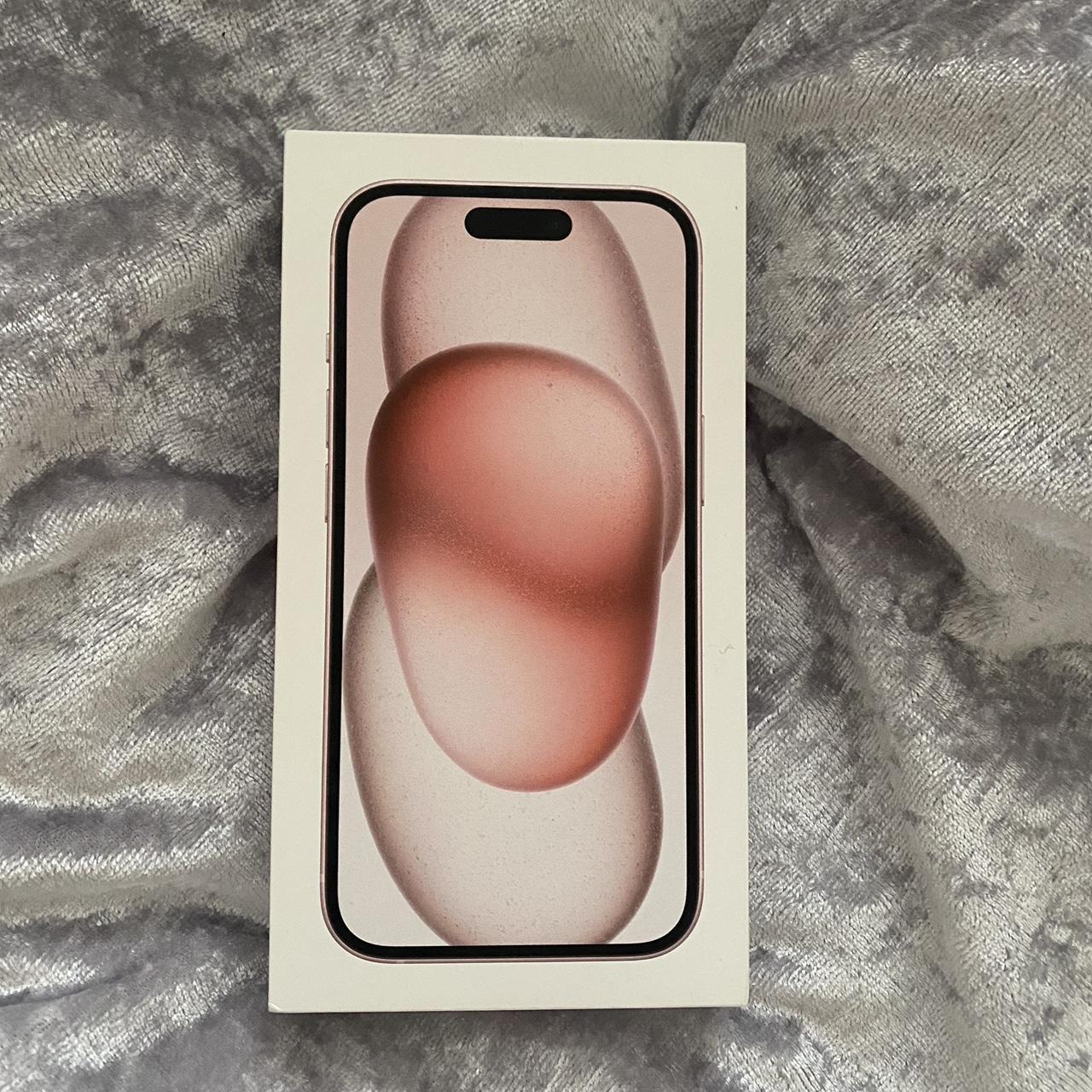 Pink iPhone 15 box Empty box for decoration - Depop