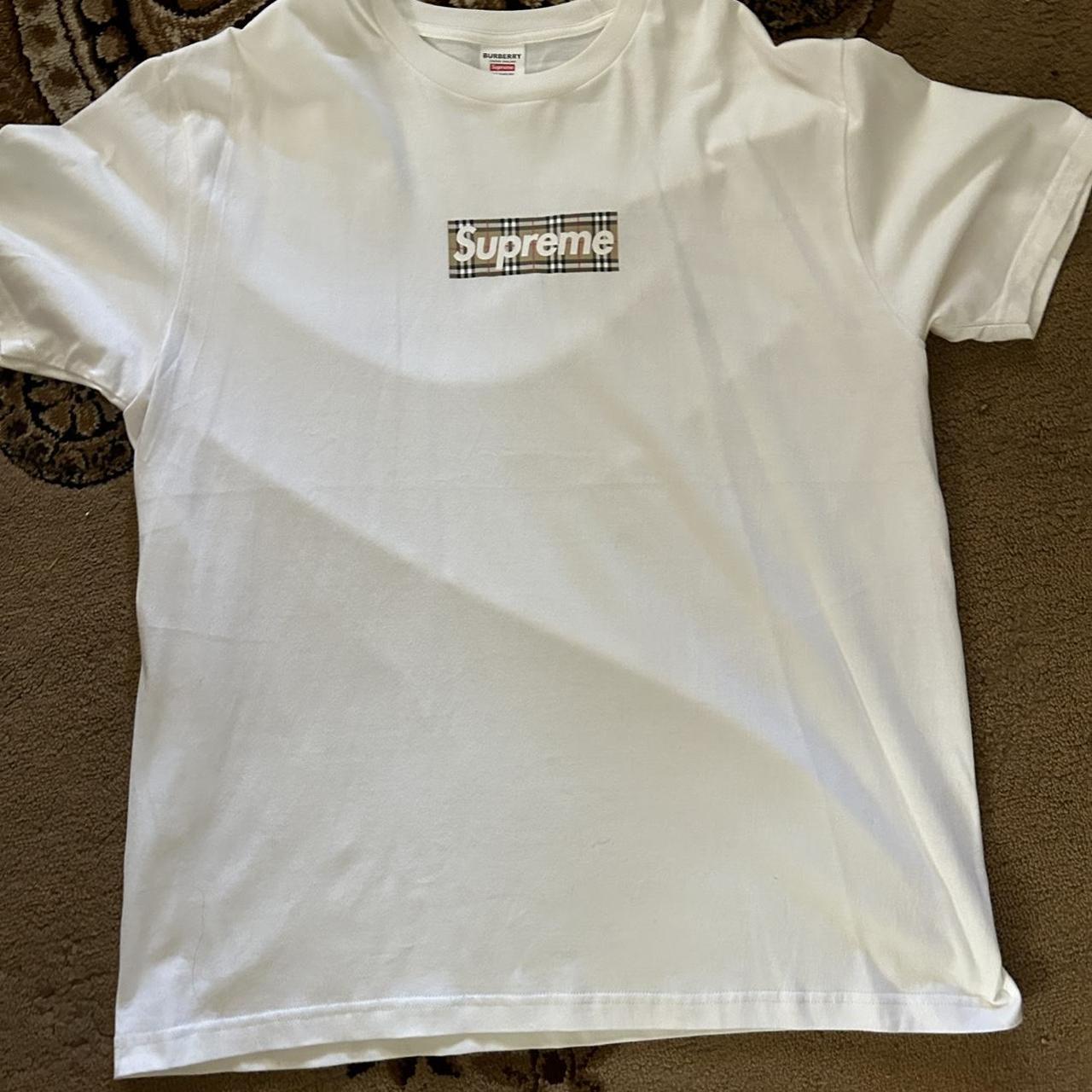Supreme Burberry box logo - Depop