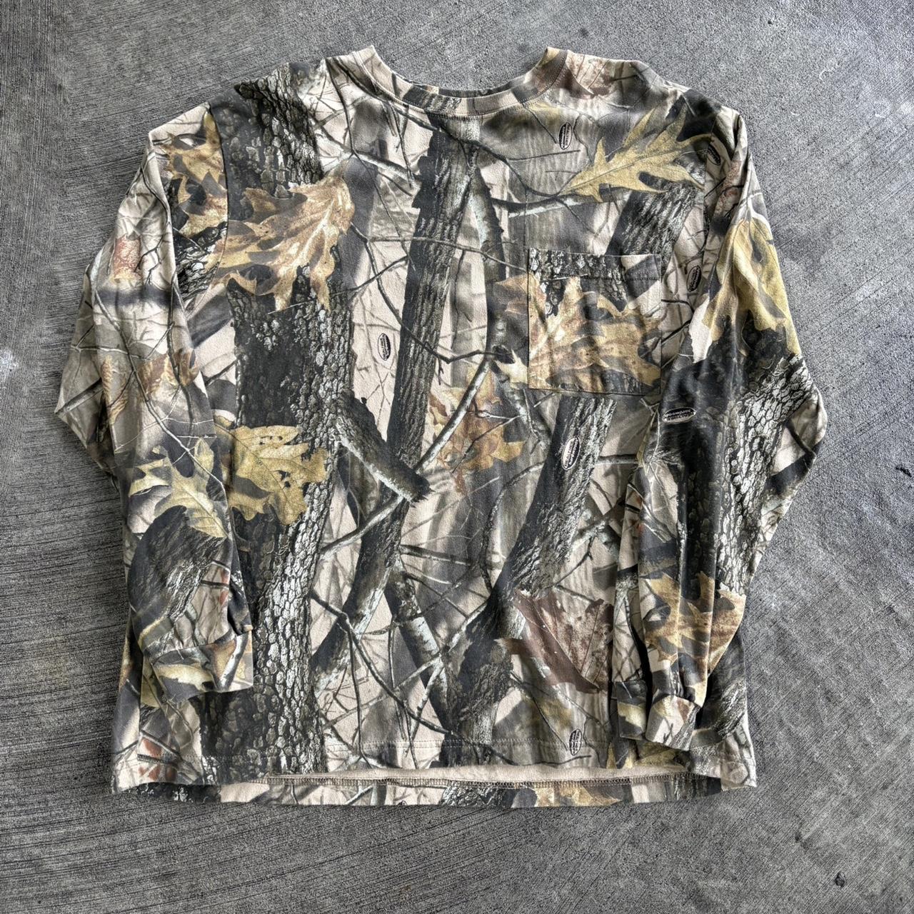 VINTAGE Y2K REALTREE CAMO POCKET SHIRT SIZE XL | Depop