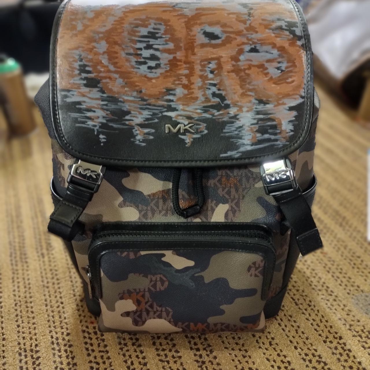 Michael Kors Camo Cooper Mens Backpack NWOT Never... - Depop