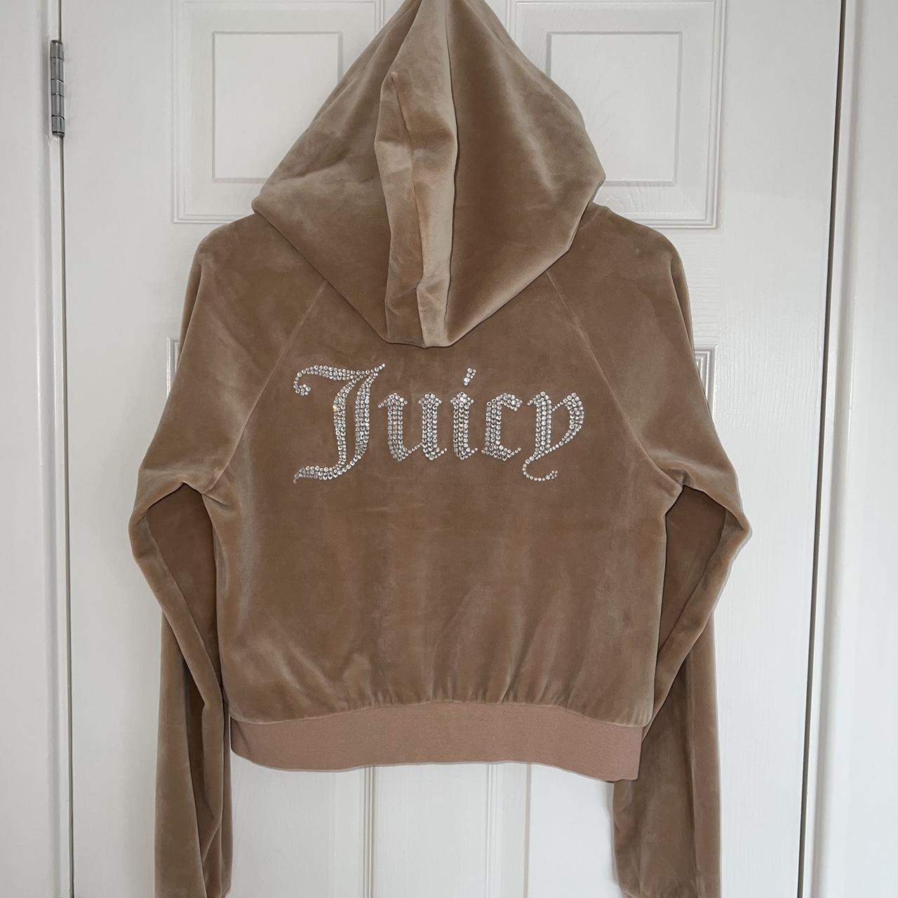 Juicy couture velour zip up jacket/ size S (will fit... - Depop