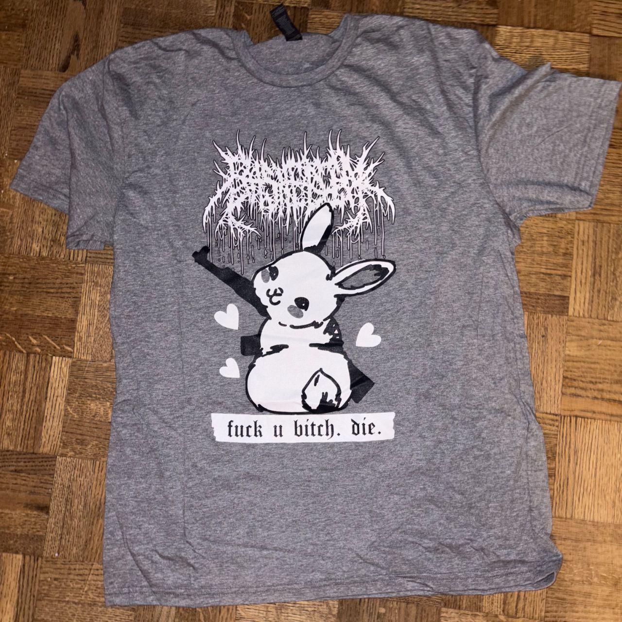 Bashed In F*** You, Die shirt (Gray) Never worn,... | Depop