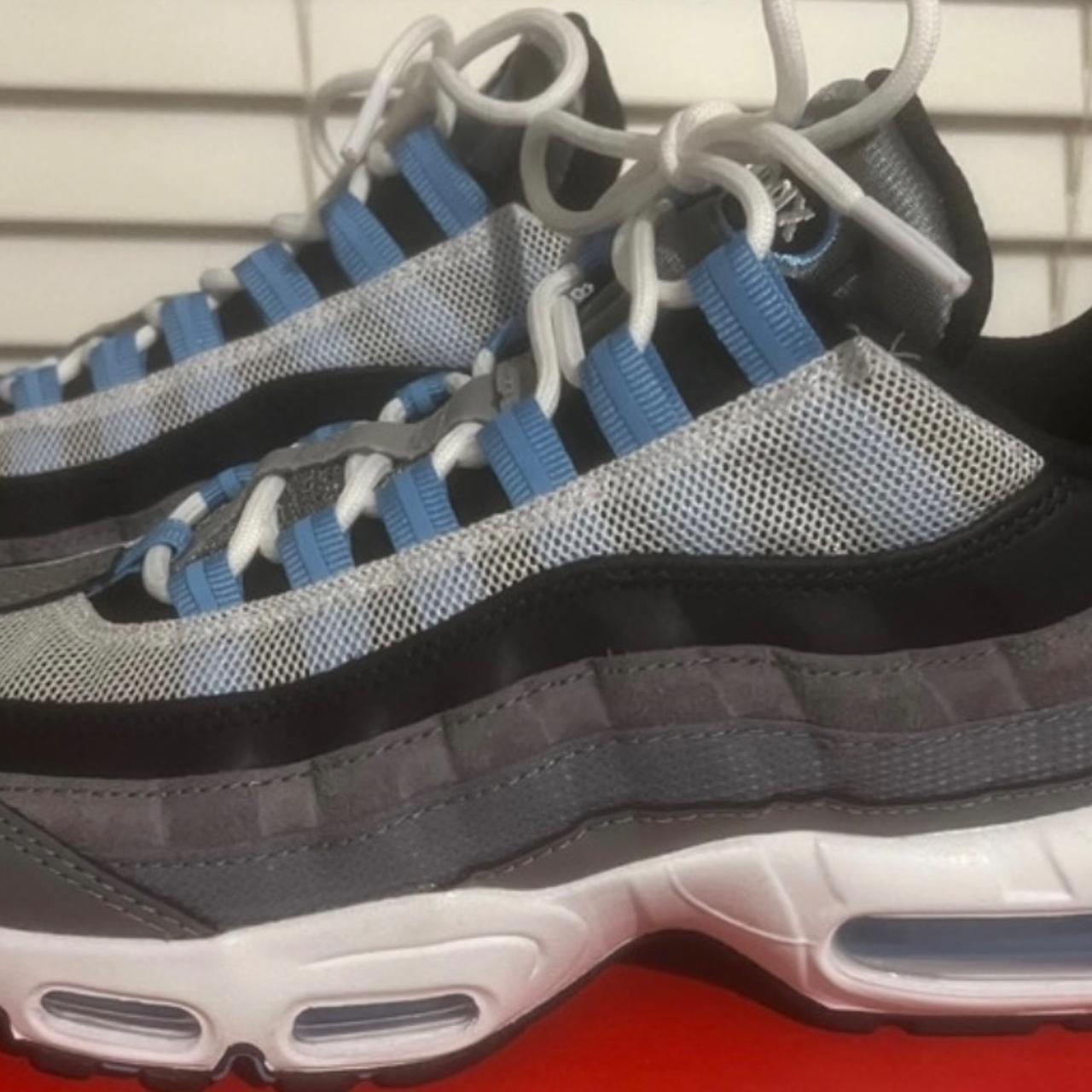Nike air max 95 110’s grey, blue, white and navy... - Depop