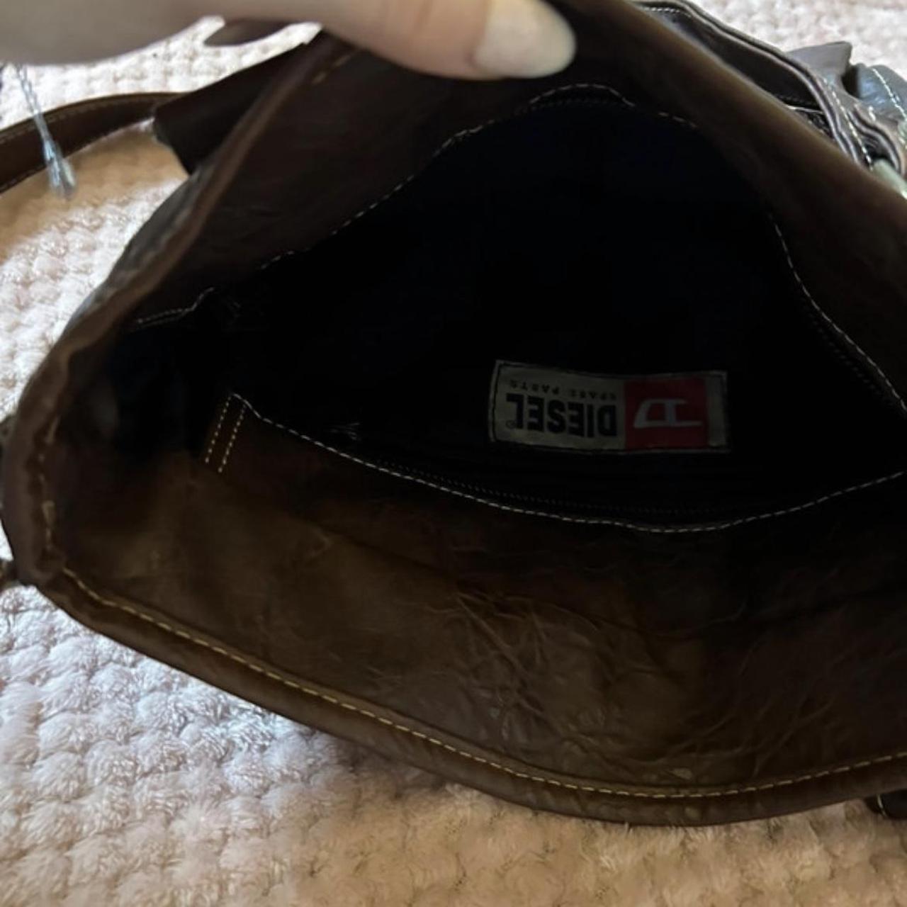 Diesel Red Tag leather messenger bag, limited... - Depop