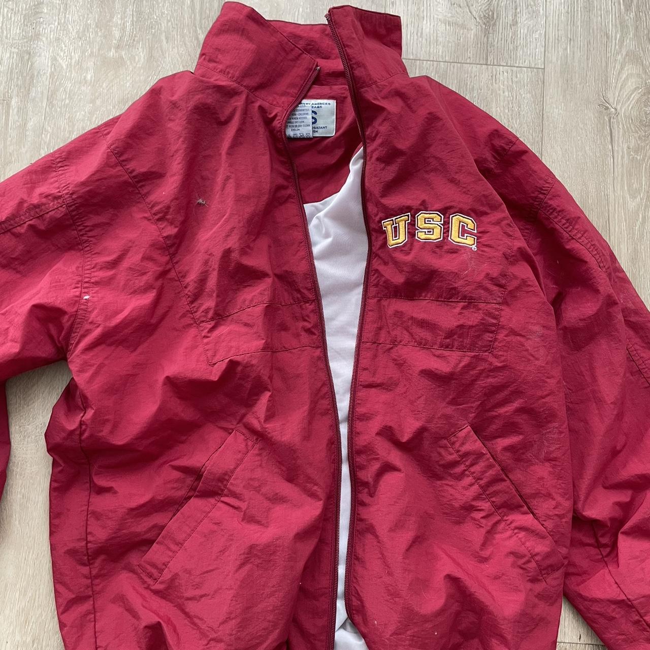 usc zip up jacket! so cute! ️ - Depop