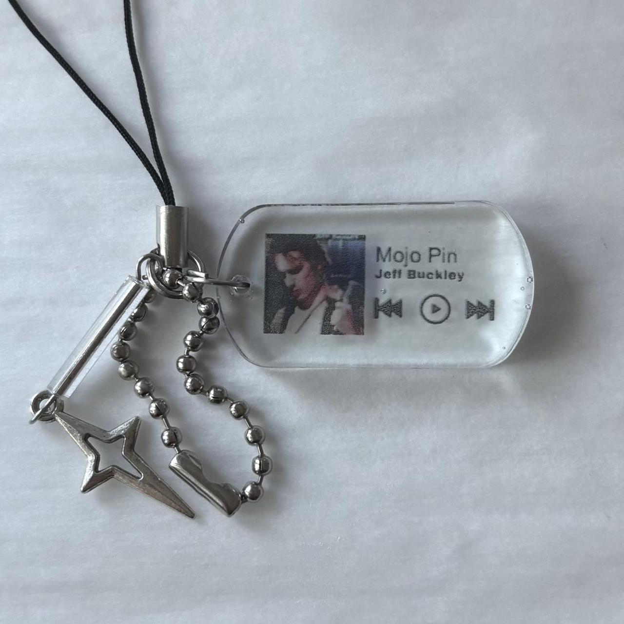 Jeff Buckley - Mojo Pin Phone Charm Keychain