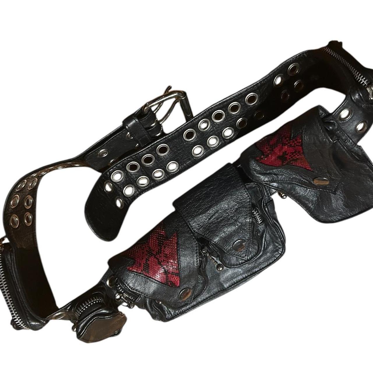 !extremely rare! Black and red kmrii belt, from the... - Depop