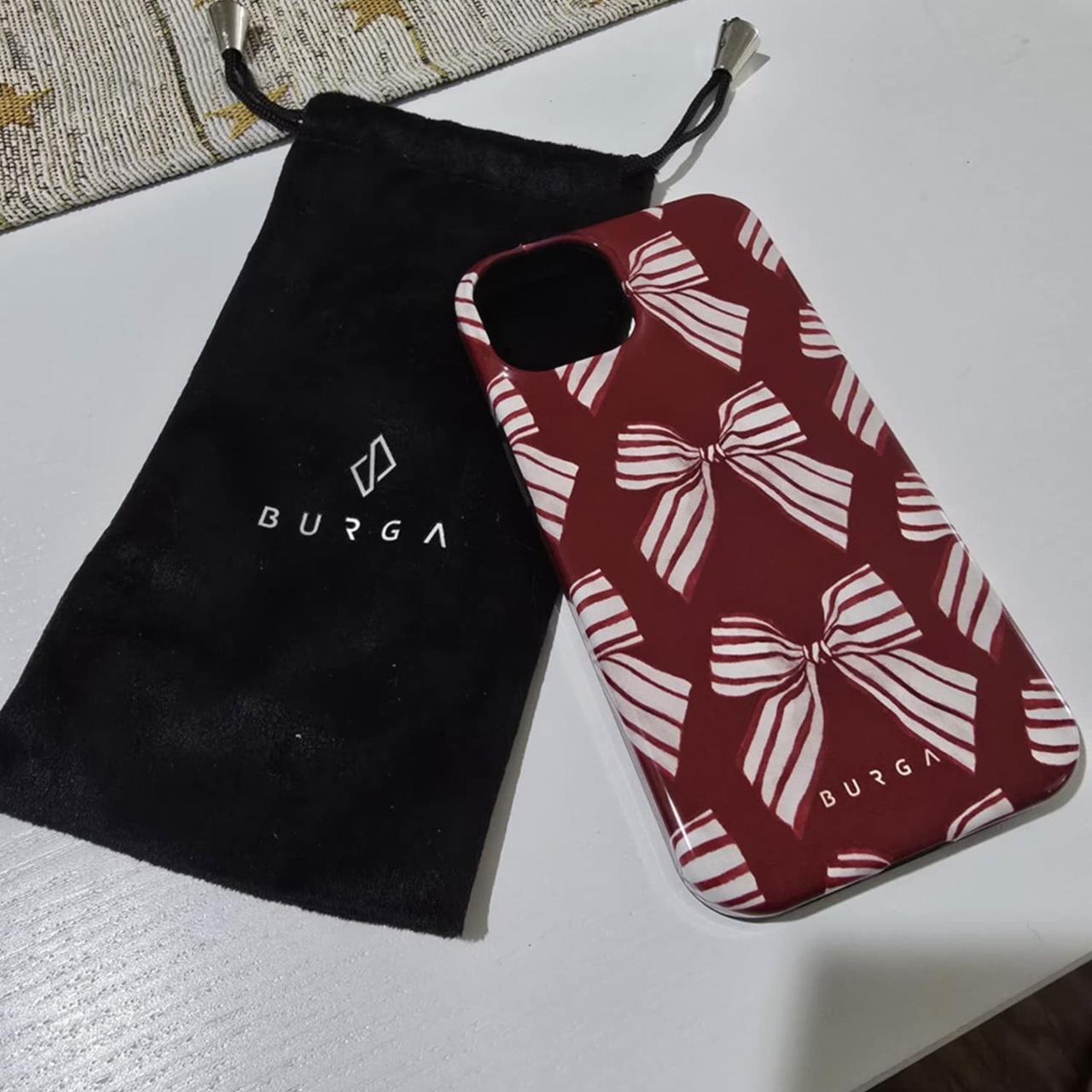 NEW - Burga iPhone 14 red and white bow phone case... | Depop