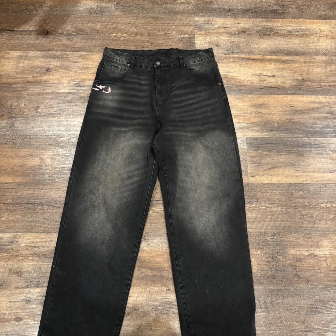 derschutze koi fish v2 black jeans | Depop
