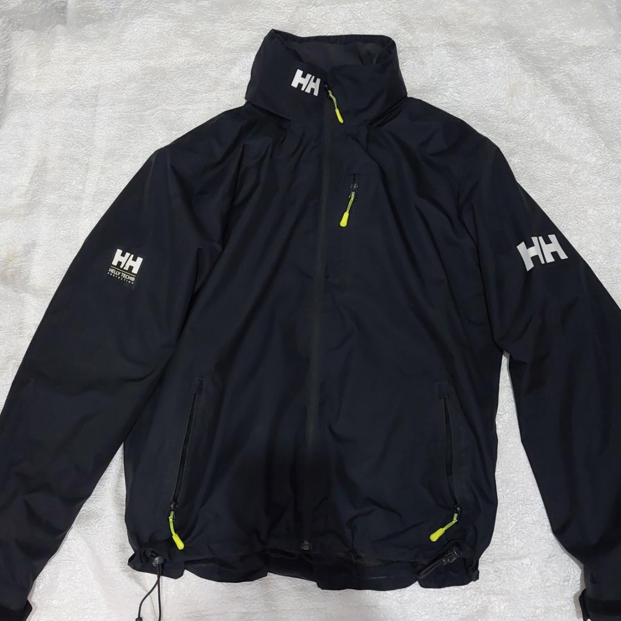 HELLY HANSEN'S WATERPROOF JACKET, CONSEALABLE HOOD. | Depop