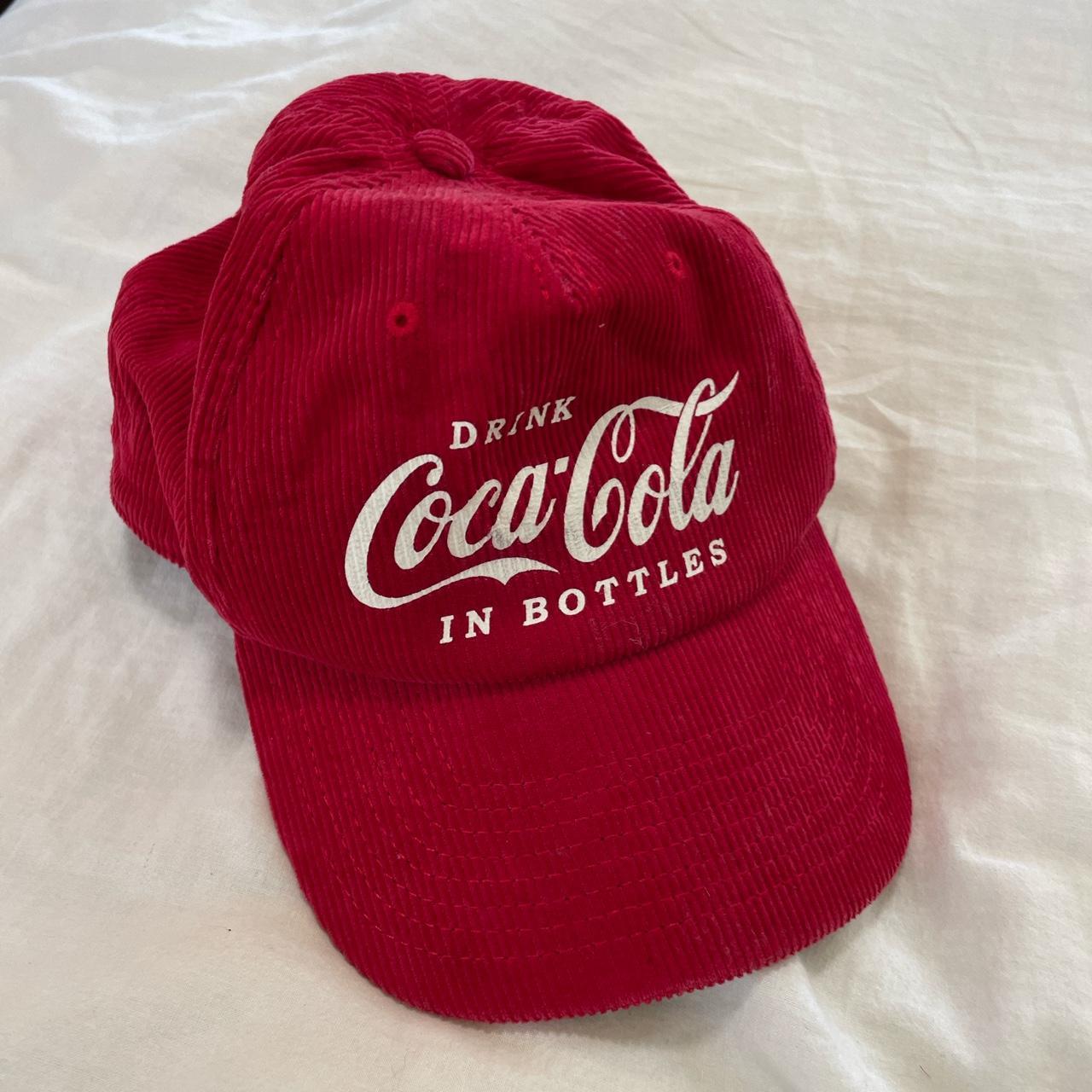 Coca-Cola Women's Red and White Hat | Depop