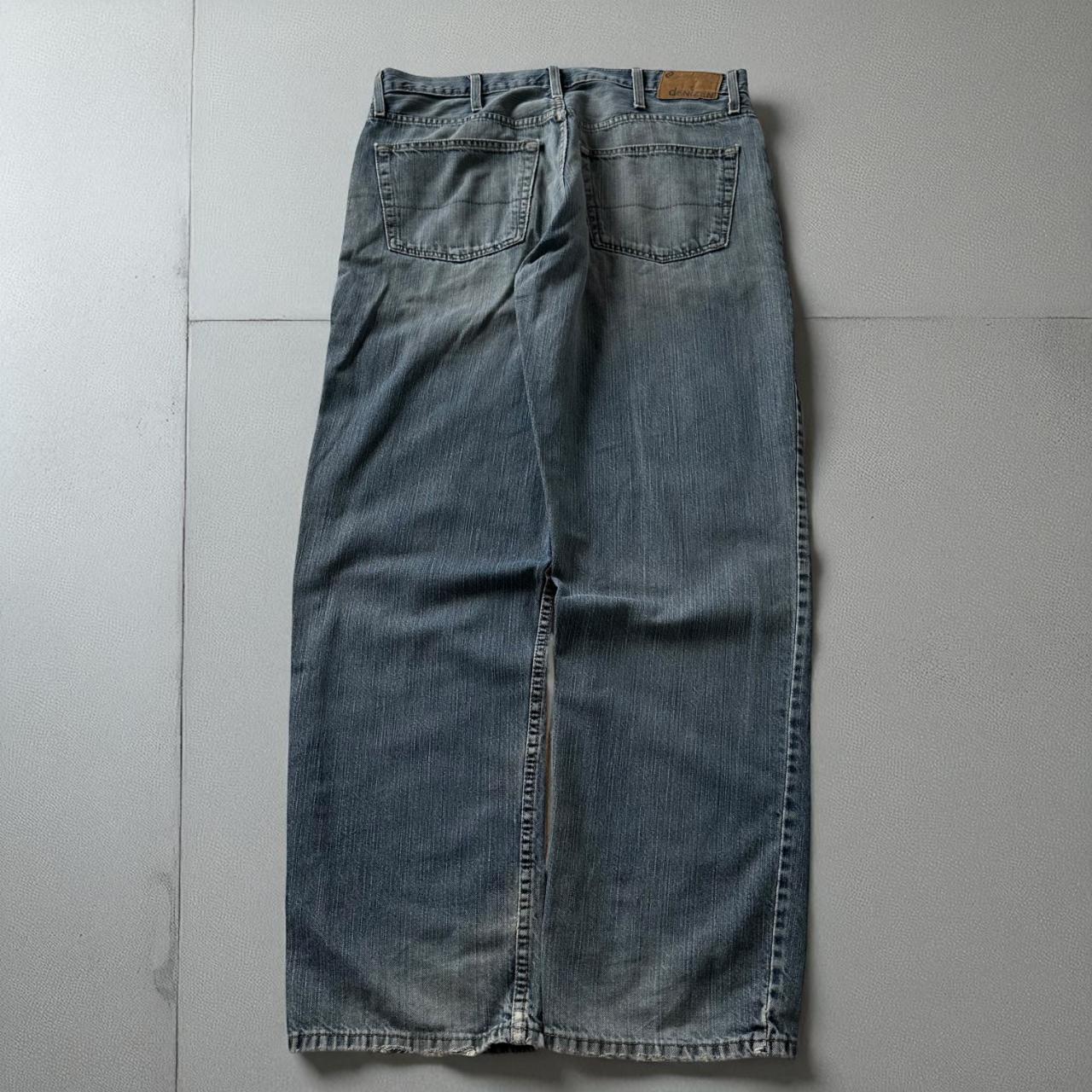 y2k grunge baggy faded ripped jeans vintage stacked... | Depop