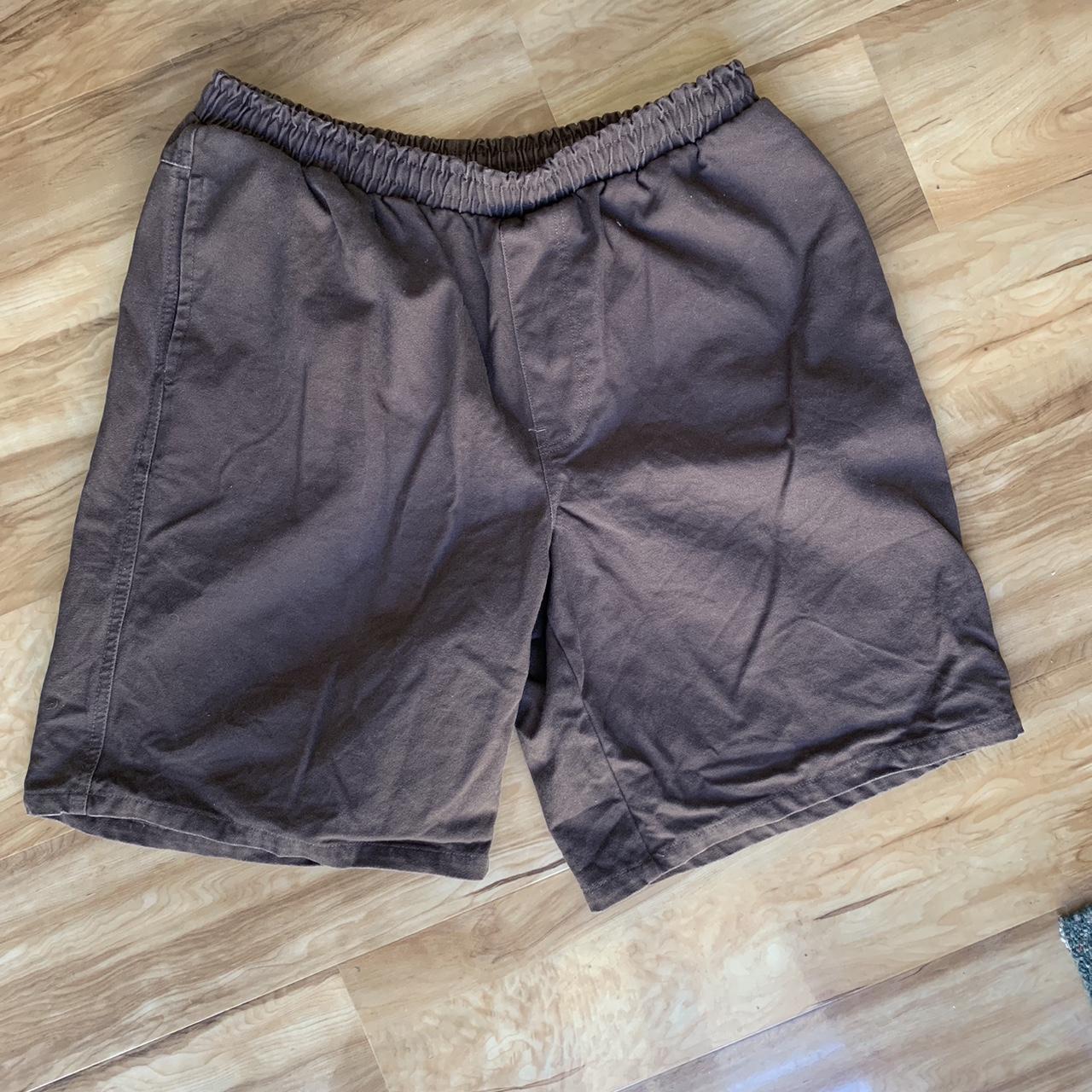 Brown X-Large shorts Bought brand new Only worn a... - Depop