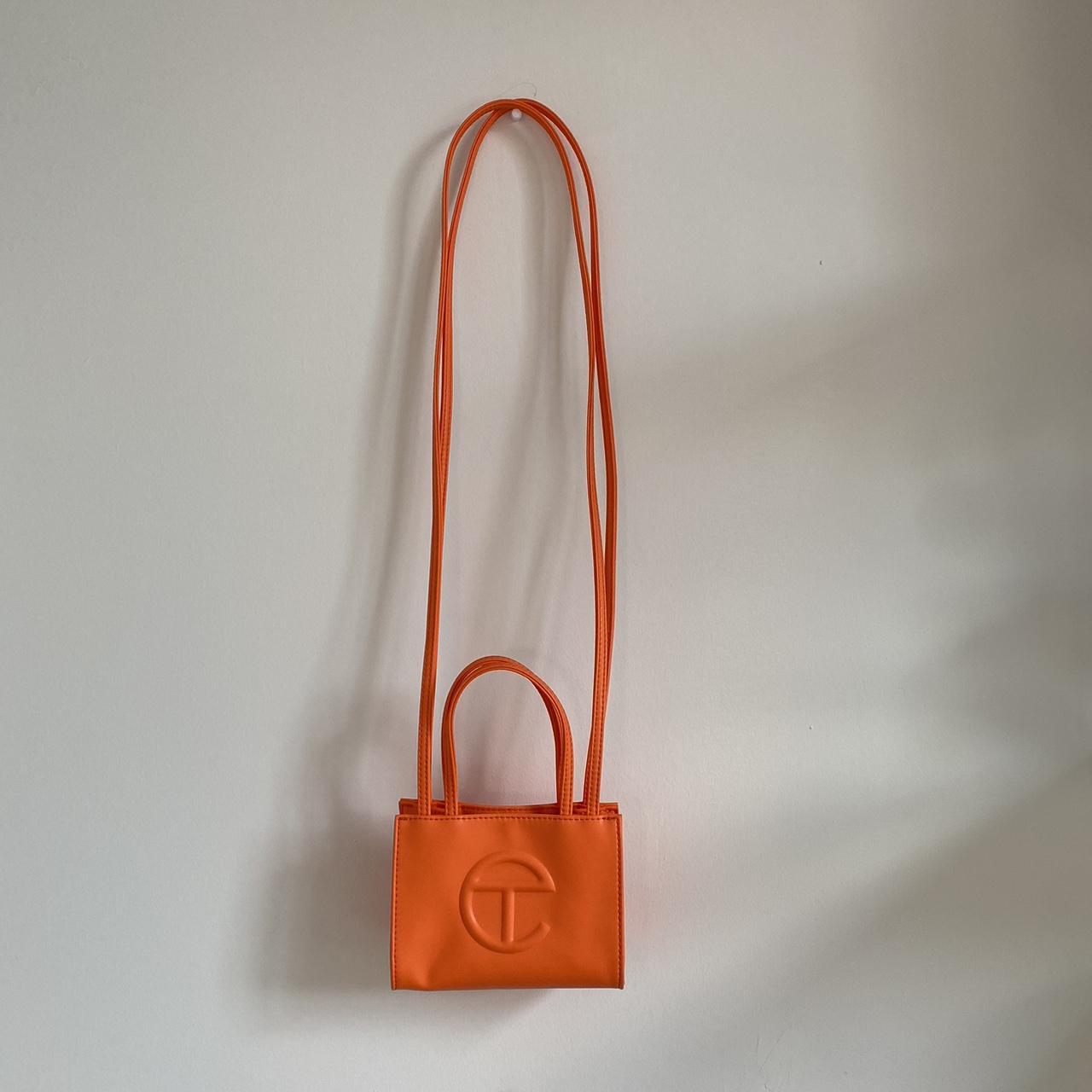 Telfar Women's Orange Bag | Depop