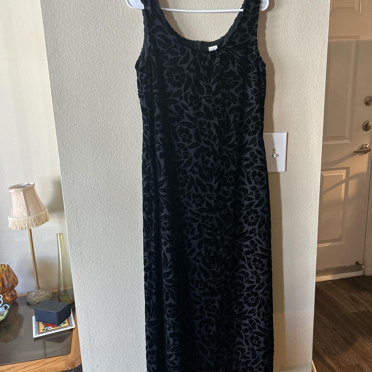 90s Vintage Express Maxi Dress Amazing black maxi... - Depop